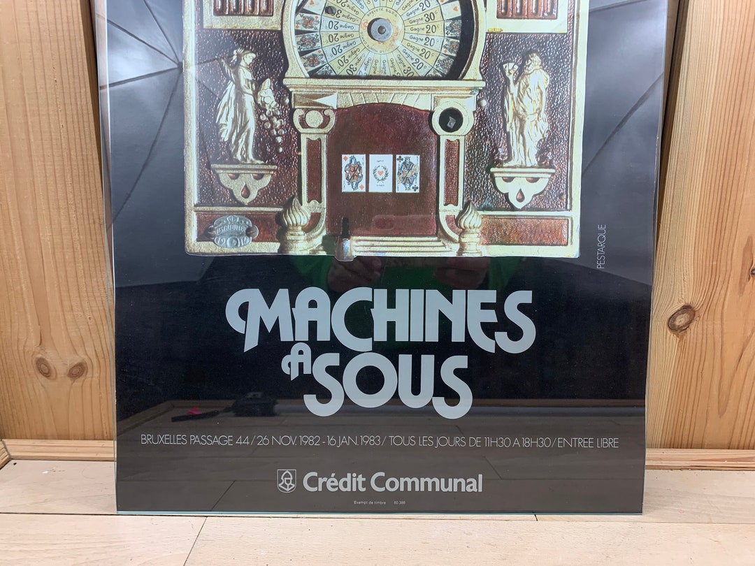 Large Poster (60x40cm) - Slot Machines - Gambling Machines - Crédit ...