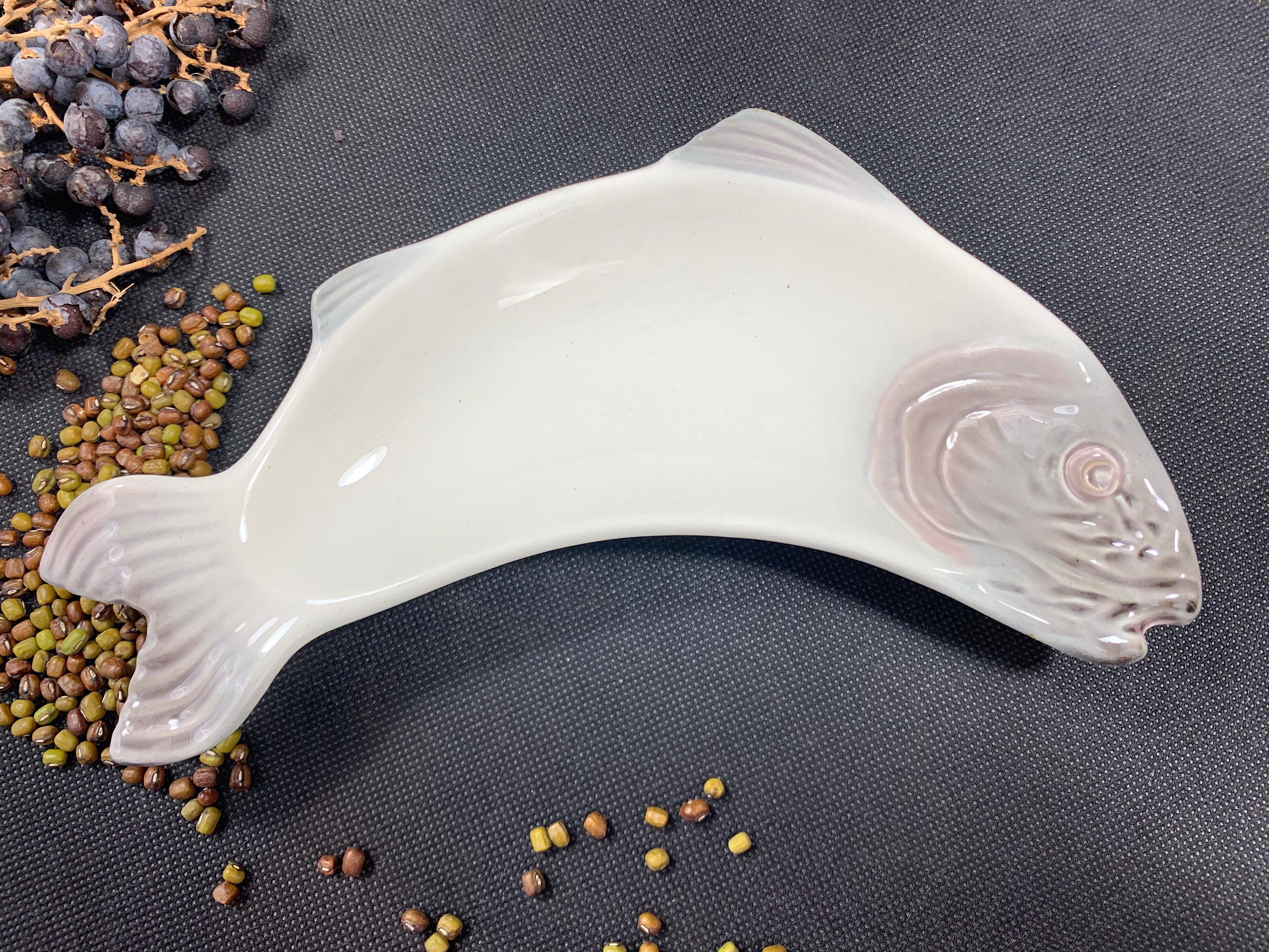 Set of 4 Porcelain Fish Grating Plates - Etsy UK