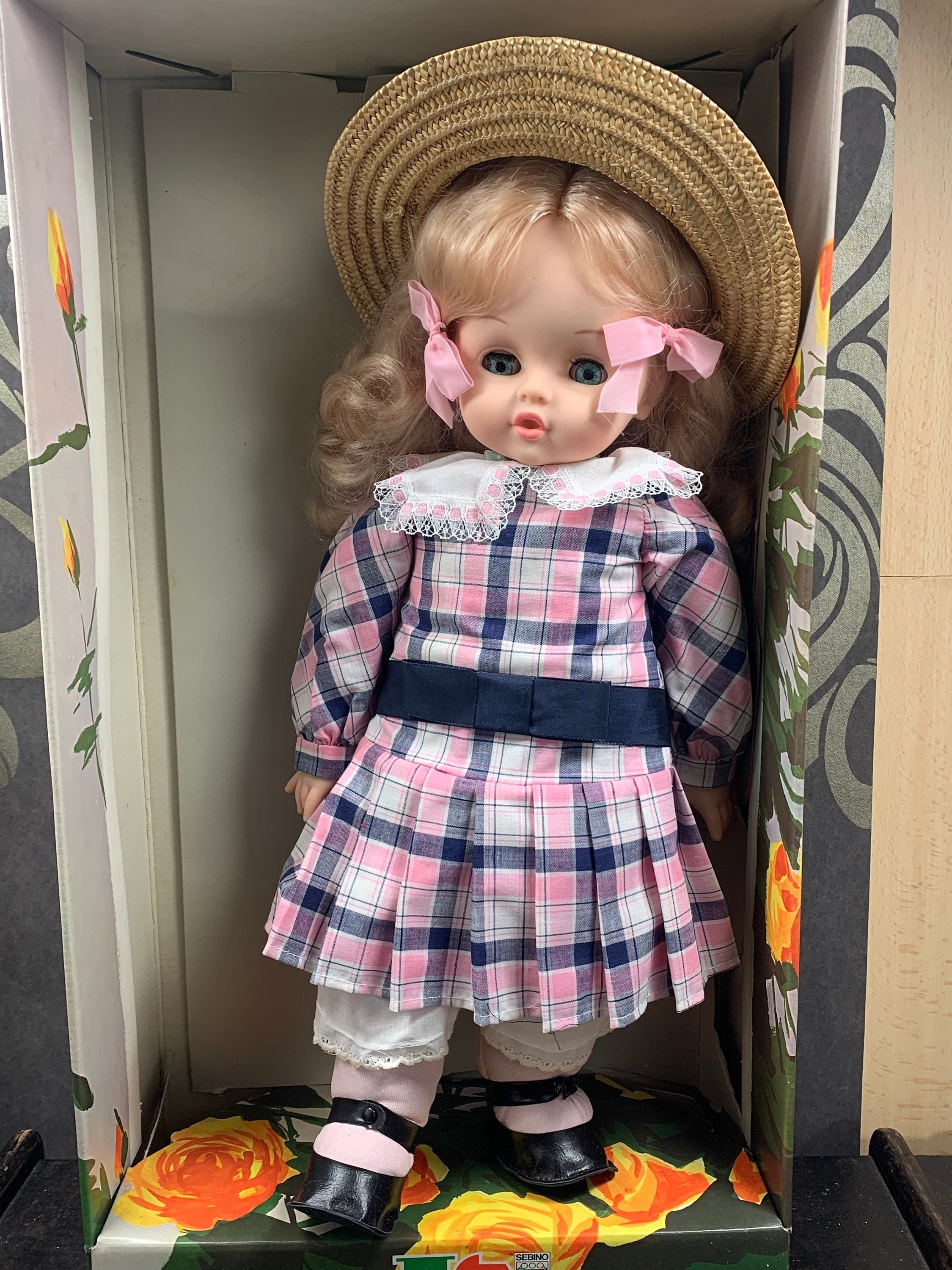 Toys & Games Toys Vintage beautiful big 54cm doll of the 60s 21.5inch ...