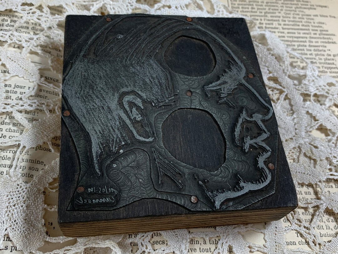 Vintage Handmade Stamp Wooden Plank With Stamp Rural Decoration With ...