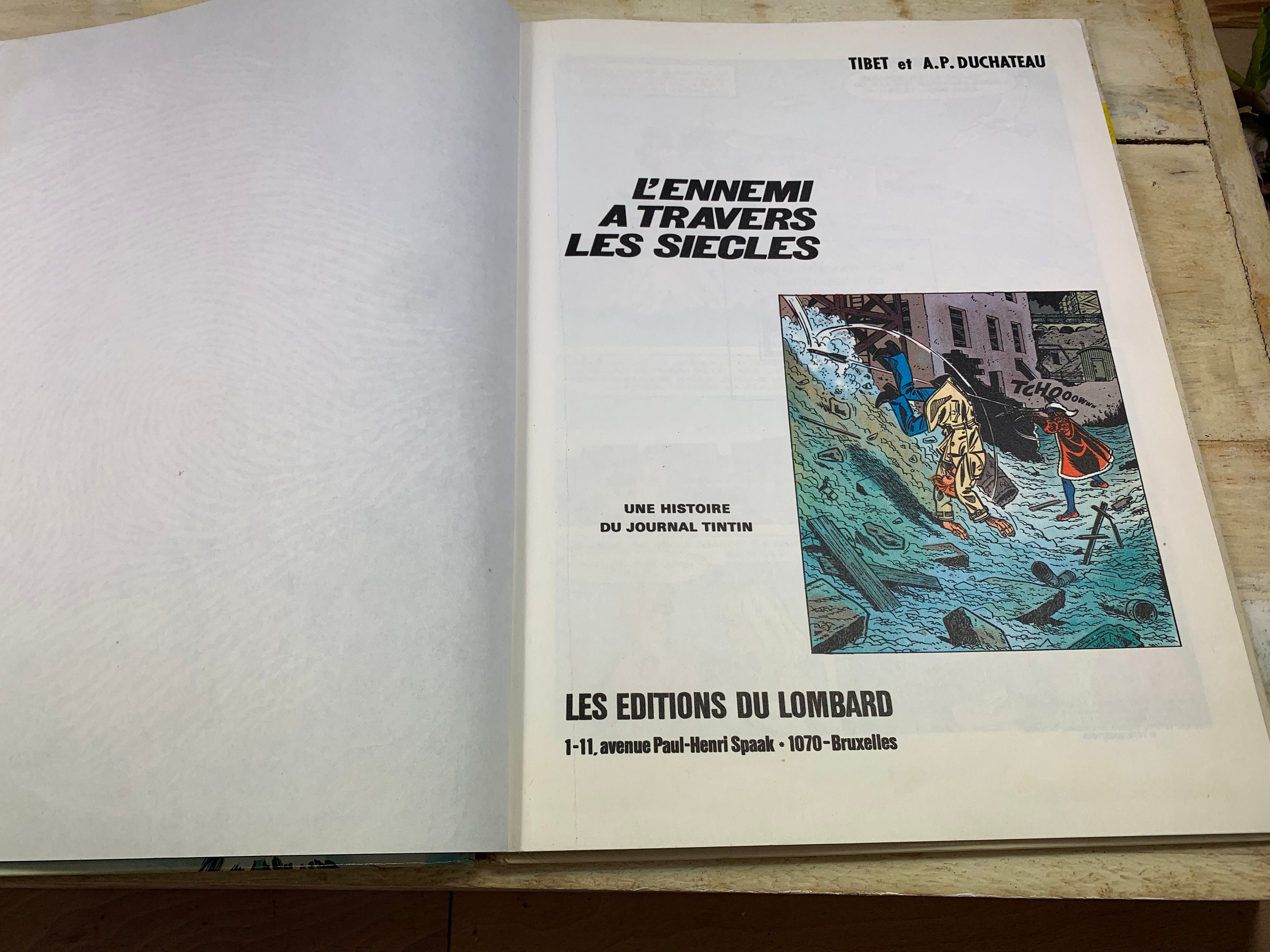 Vintage Comic Book French Comic Strip Collectible Rik - Etsy