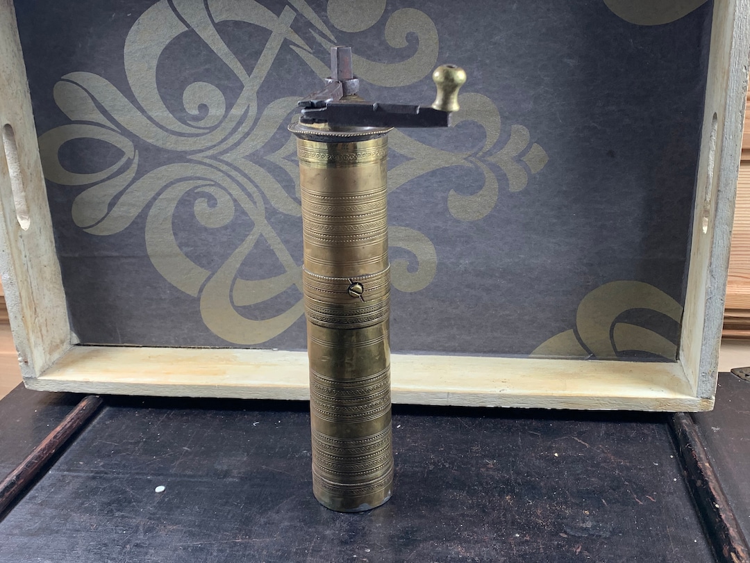 Antique Brass Coffee Grinder Vintage Copper Coffee Grinder - Etsy