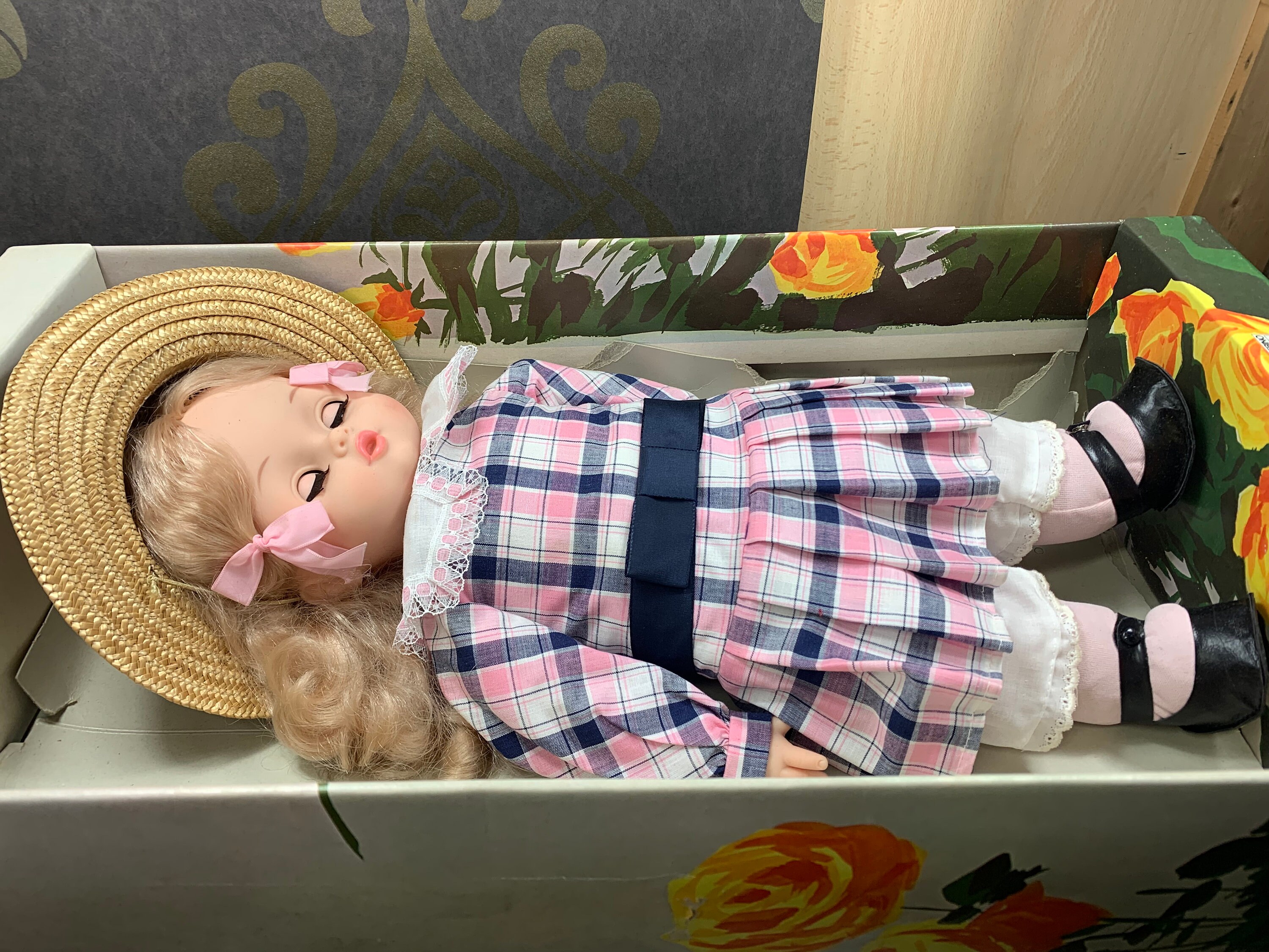 Toys & Games Toys Vintage beautiful big 54cm doll of the 60s 21.5inch ...