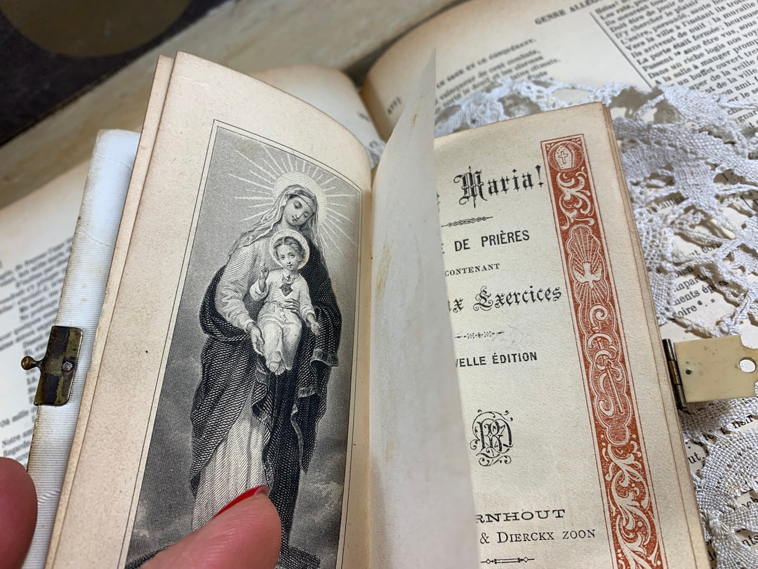 Missal Mass Book Old Church Book Prayer Book French Prayer Book ...