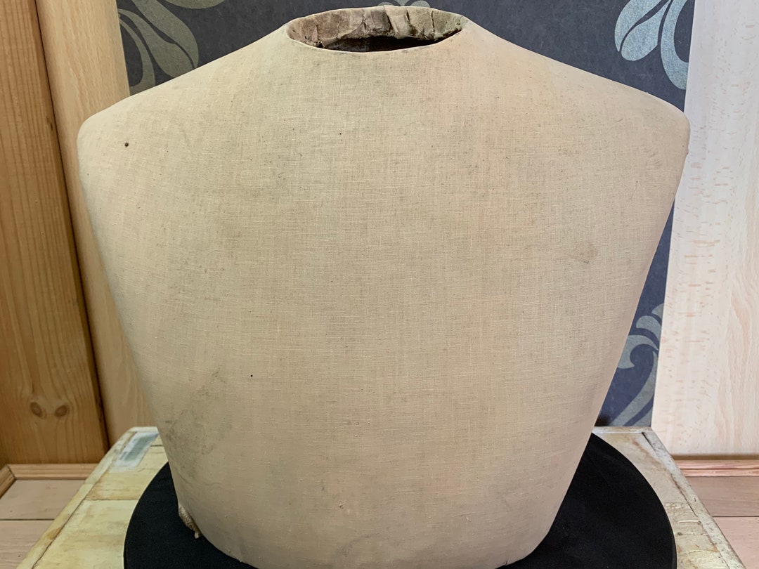 Rare Beautiful Large Antique Bust Made of Plaster - Decorative Rural ...