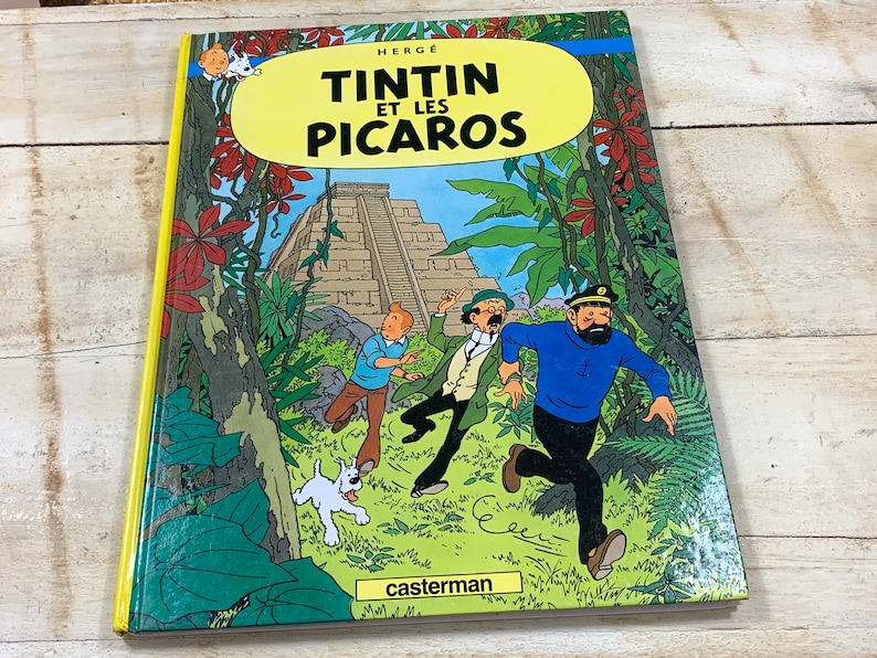Tintin Tintin Et Les Picaros Hergé Casterman French - Etsy