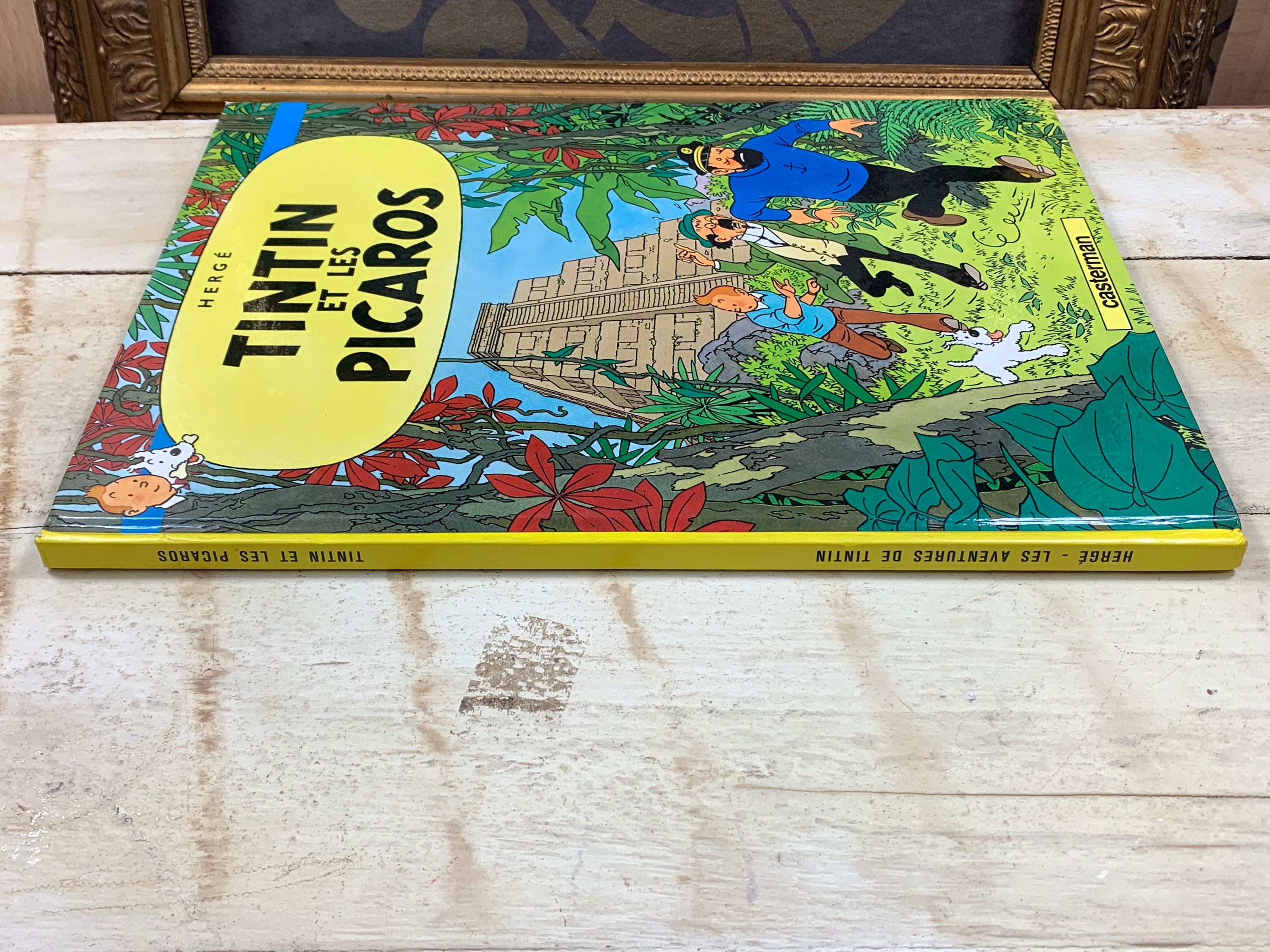 Tintin Tintin Et Les Picaros Hergé Casterman French Vintage Comic Strip ...