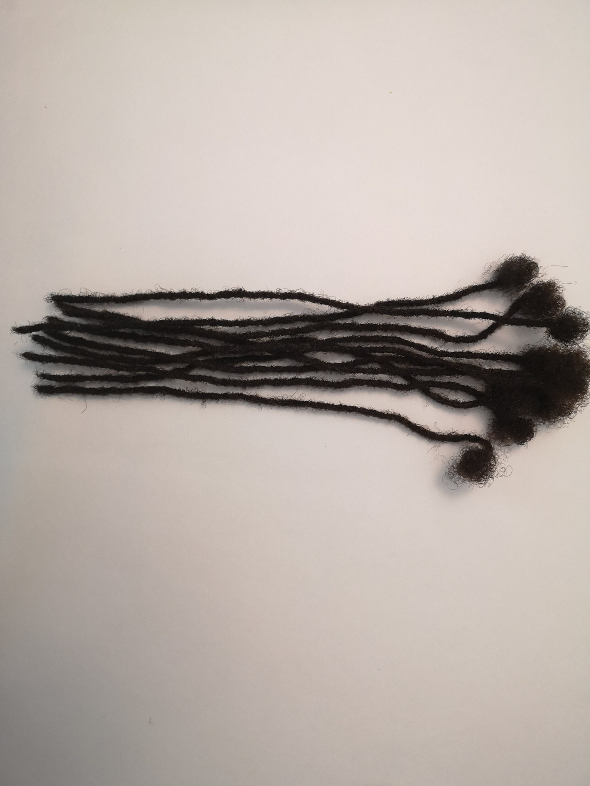 0.2cm Micro Locs or Sister Locks 100% Kinky Human Hair Loc Extensions ...