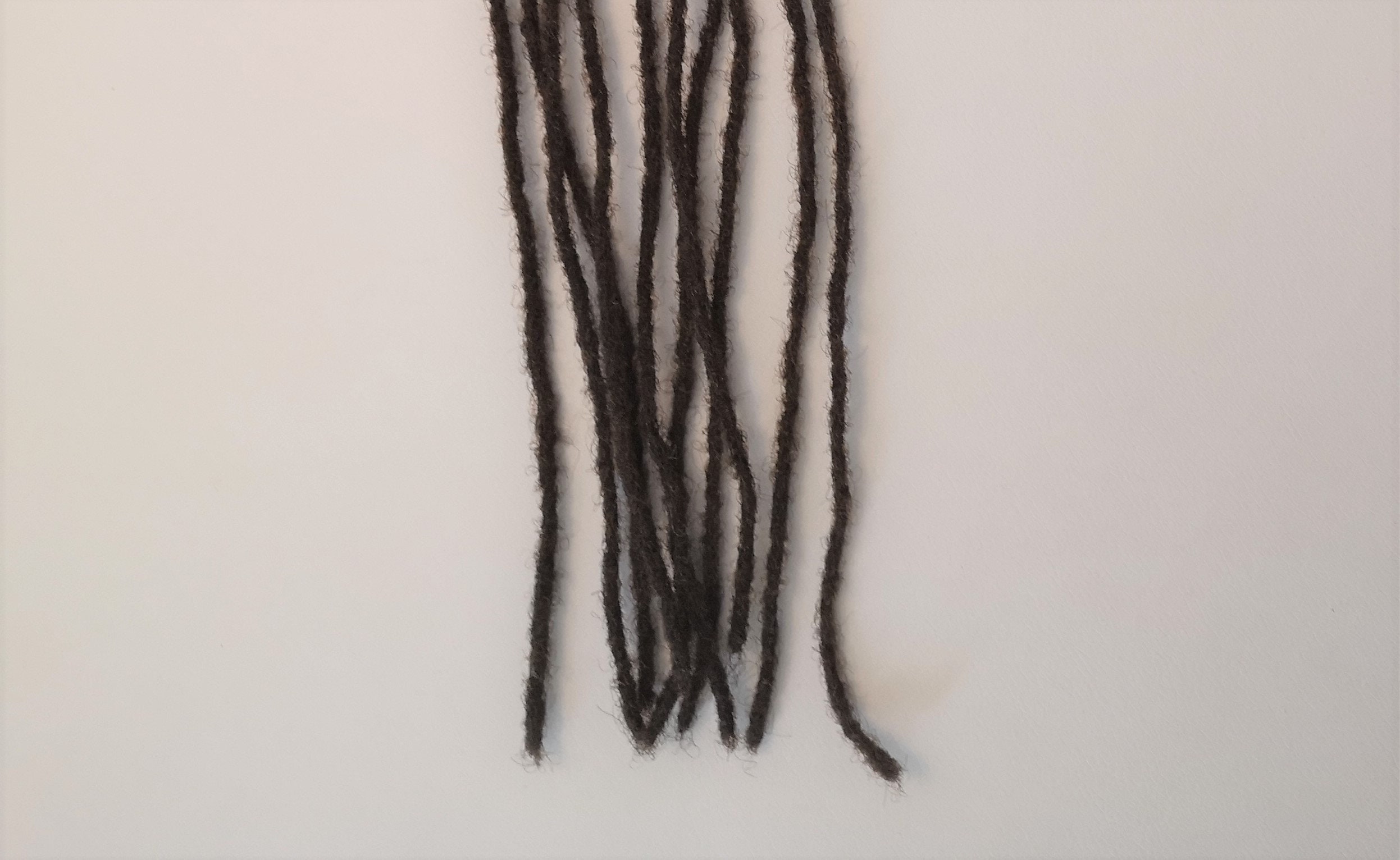 0.2cm Micro Locs or Sister Locks 100% Kinky Human Hair Loc Extensions ...