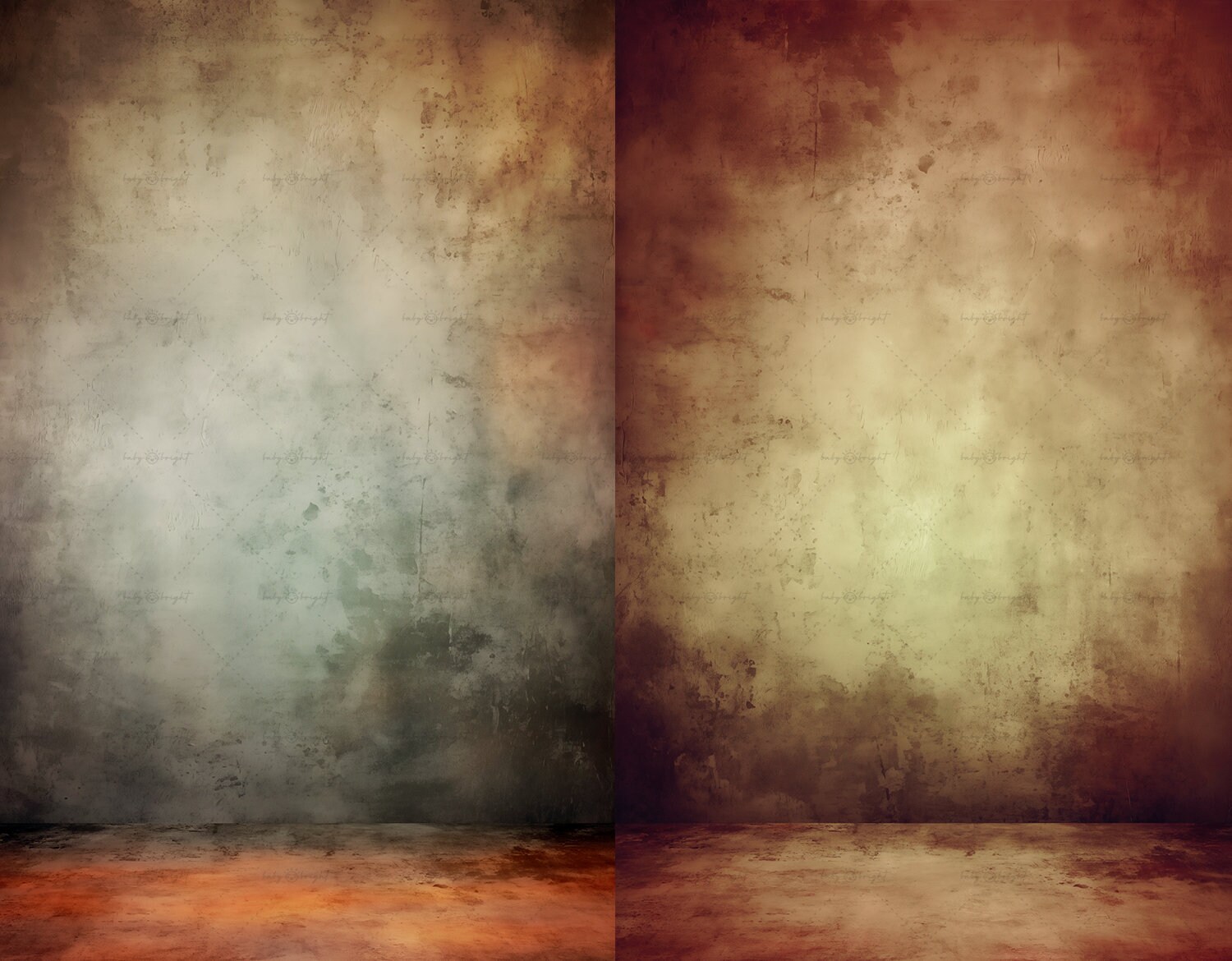 BACKDROPS Set of Grunge-style PNG Photography Backgrounds - Etsy