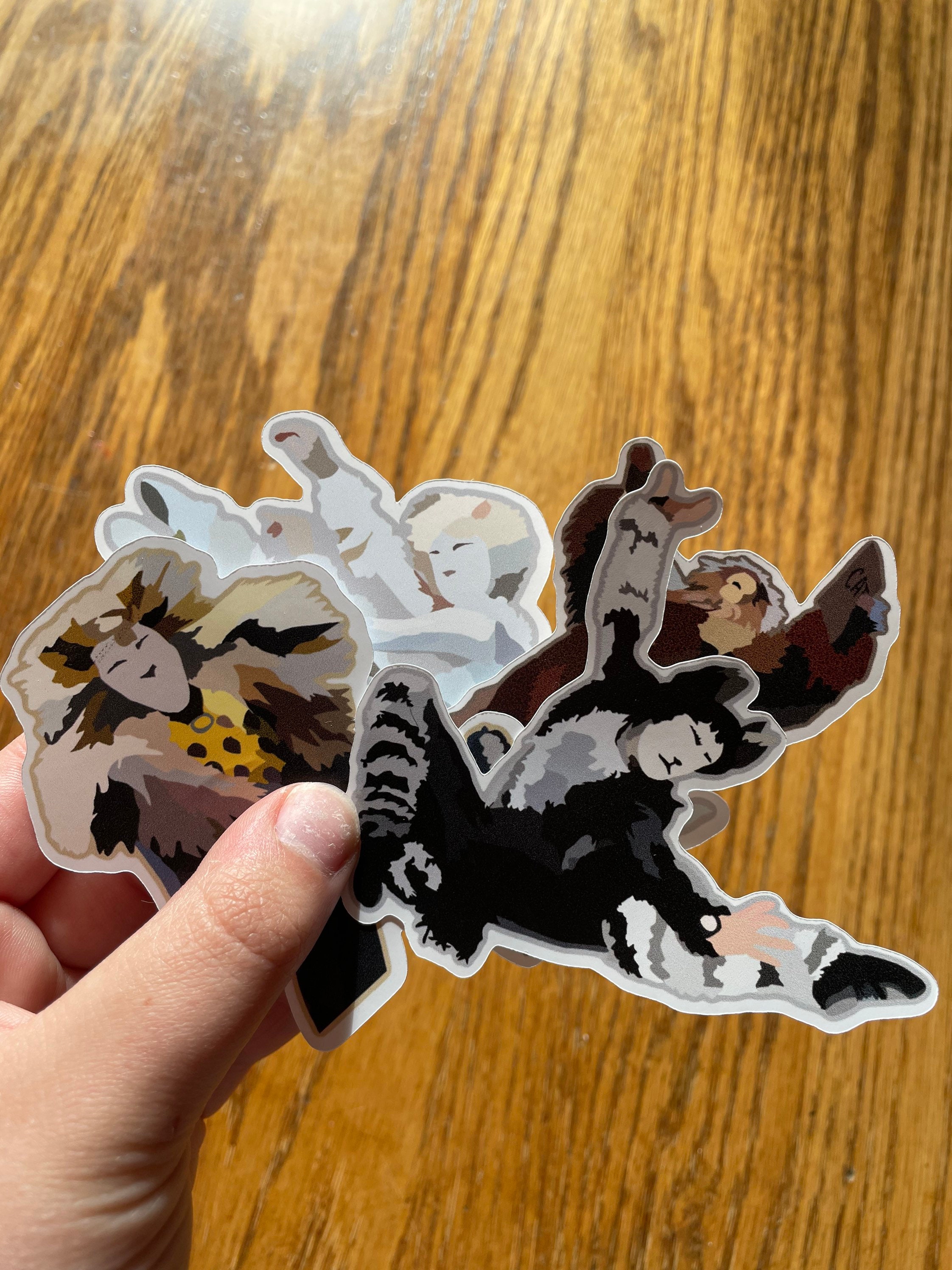 Cats the Musical Sticker Set Cats Musical Glossy or - Etsy