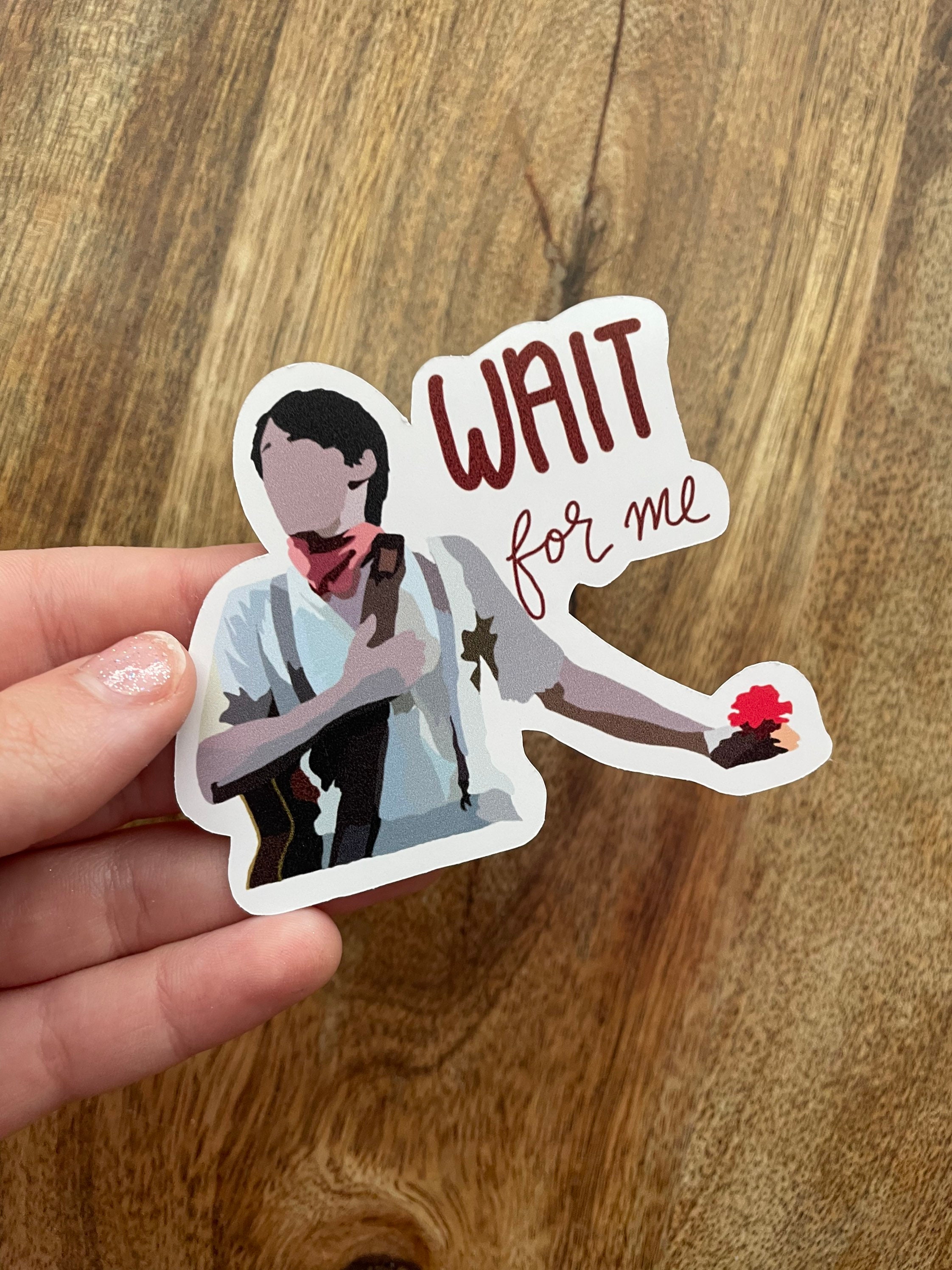 Hadestown Inspired Sticker Wait for Me Glossy or | Etsy