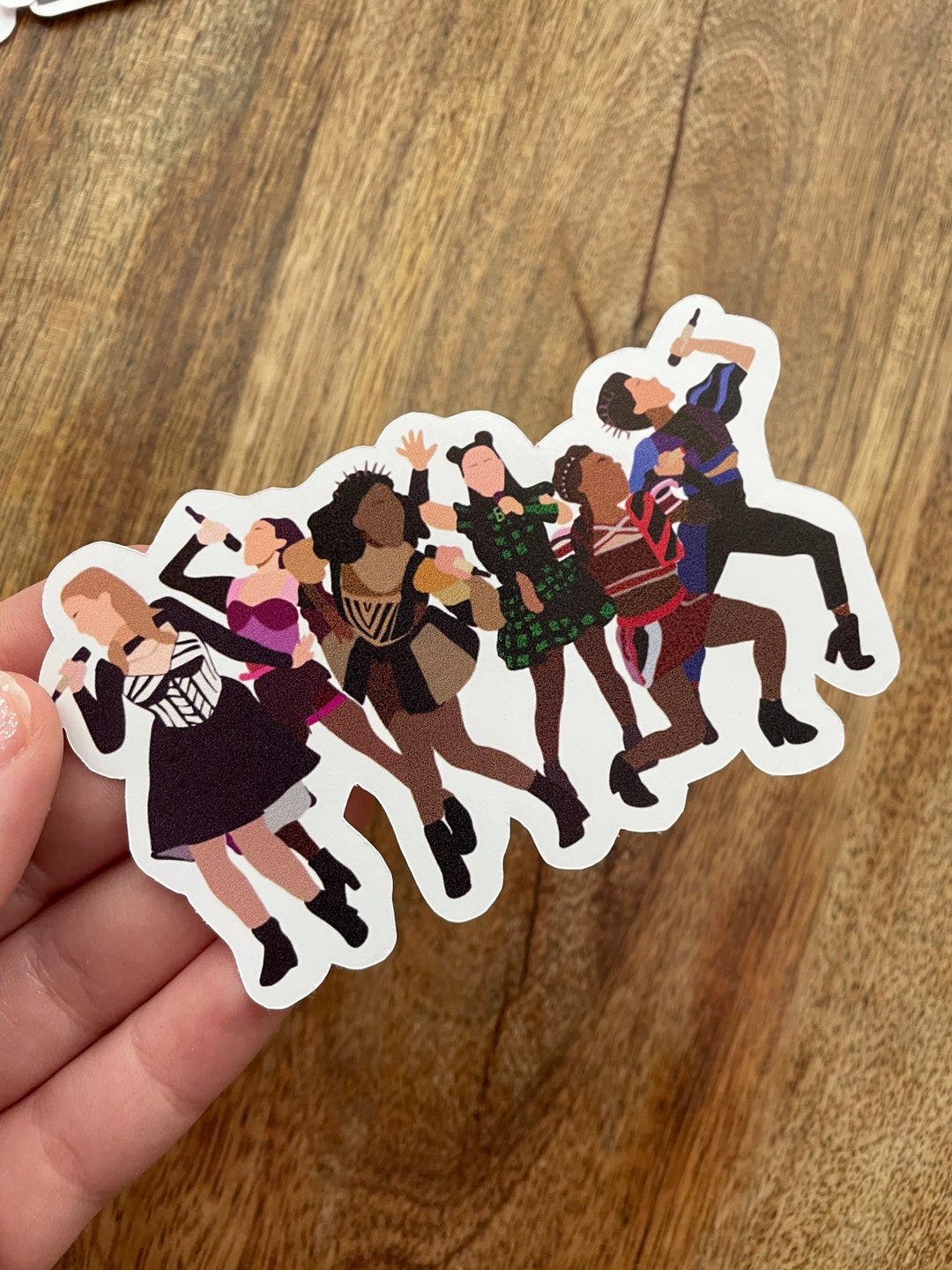 Six the Musical Inspired Stickers | Waterproof | Broadway Gift ...