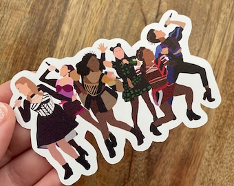 SIX the Musical Vinyl Stickers - Etsy