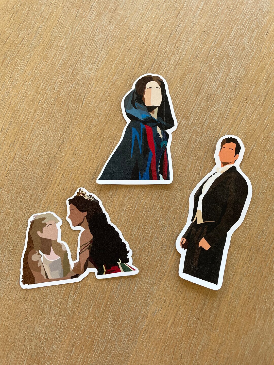Phantom of the Opera Inspired Sticker Set Phantom Sticker Glossy or ...