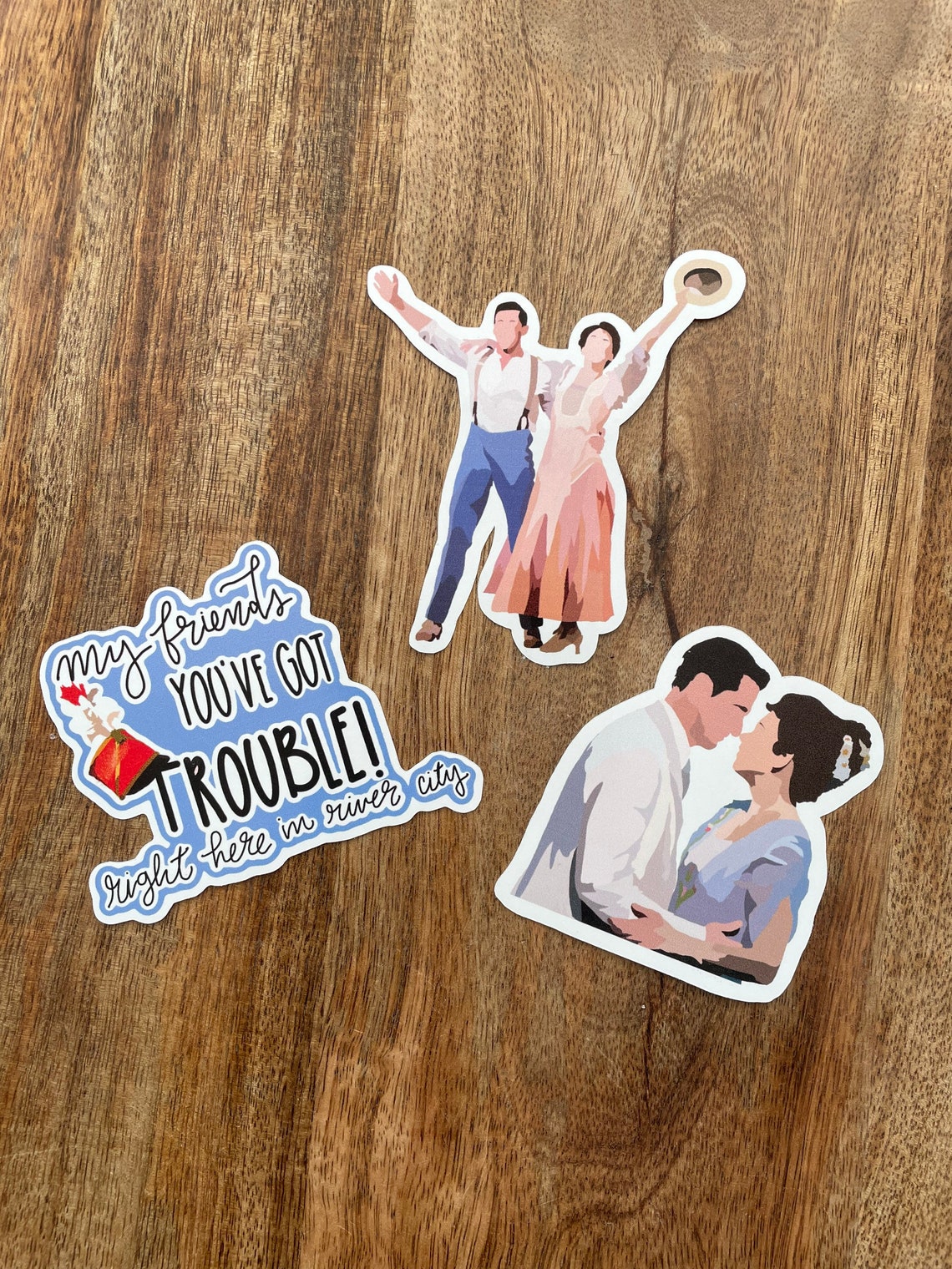 Music Man Sticker Set Music Man Revival Hugh Jackman | Etsy