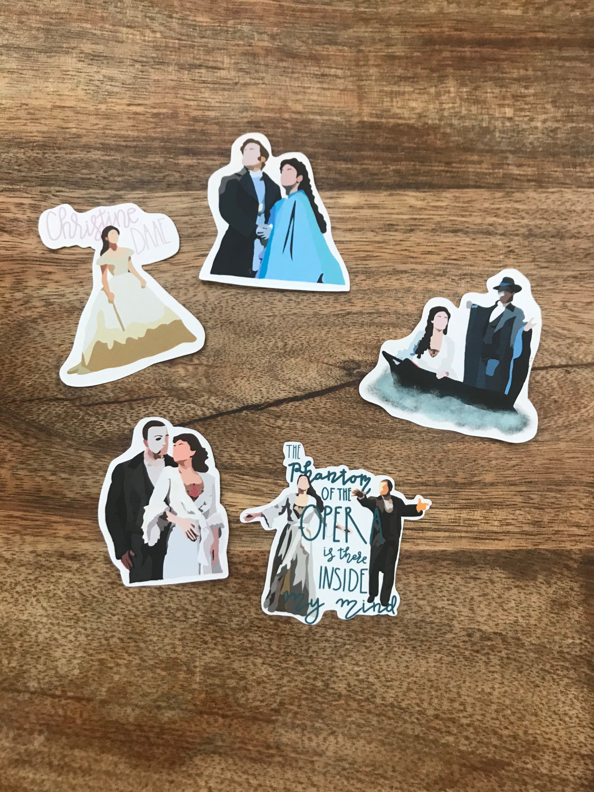Phantom of the Opera Sticker Paper & Party Supplies Stickers, Labels ...