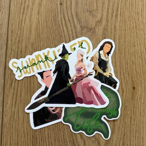 Wicked Movie Sticker Set | Broadway Stickers | Waterproof Stickers ...