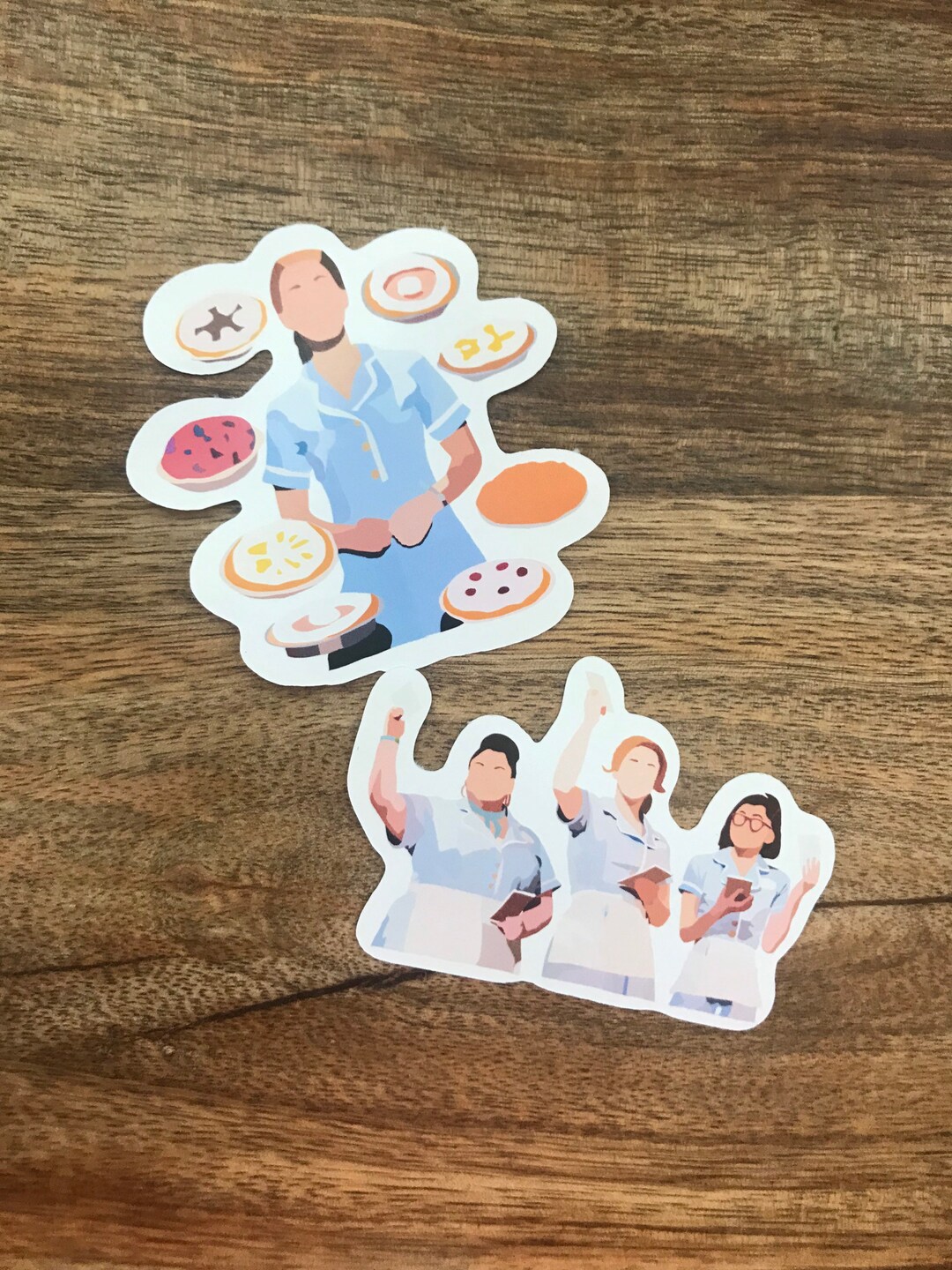 Waitress Inspired Sticker Duo Jenna Waterproof Sticker - Etsy
