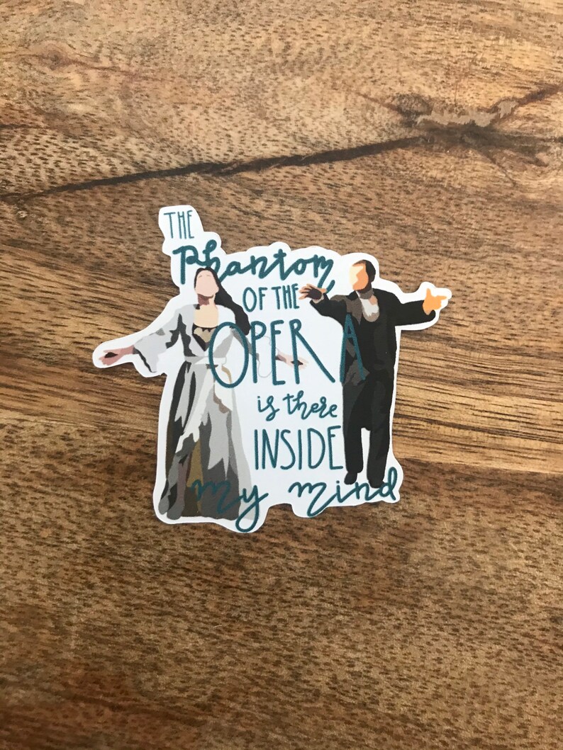 Phantom of the Opera Die Cut Sticker Pack or Single Stickers - Etsy