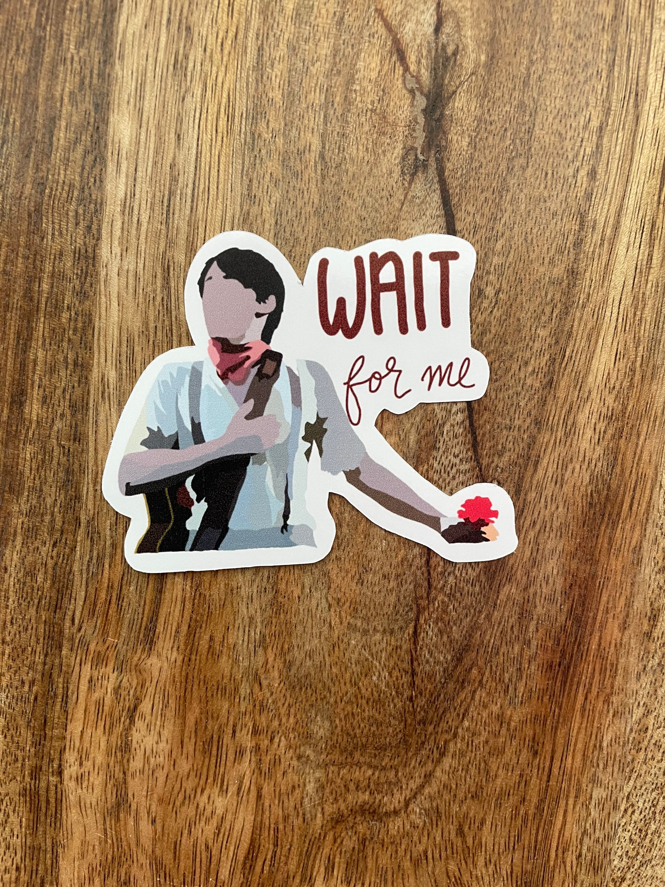 Hadestown Inspired Sticker Wait for Me Glossy or | Etsy