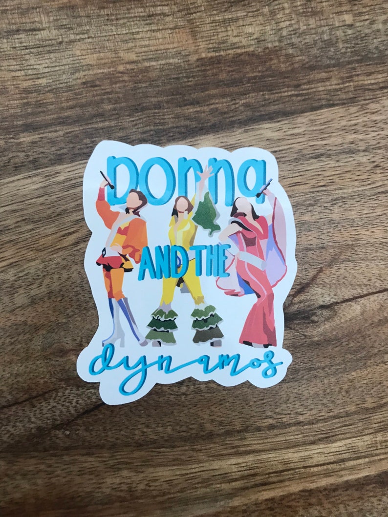 Mamma Mia Inspired Sticker Pack Donna and the Dynamos Sophie | Etsy