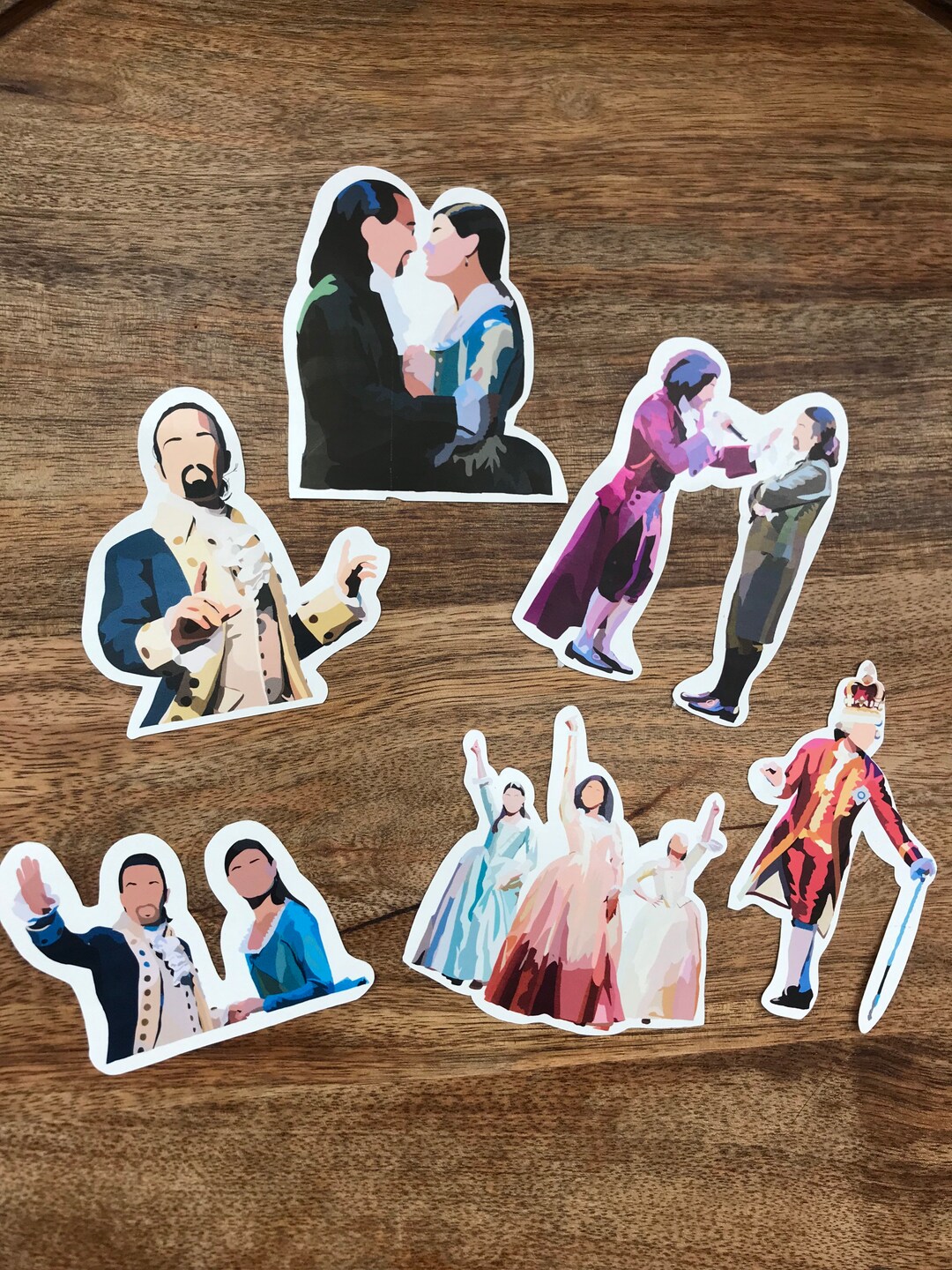Hamilton Inspired Sticker Pack | Waterproof | 6 Pack or Individual ...