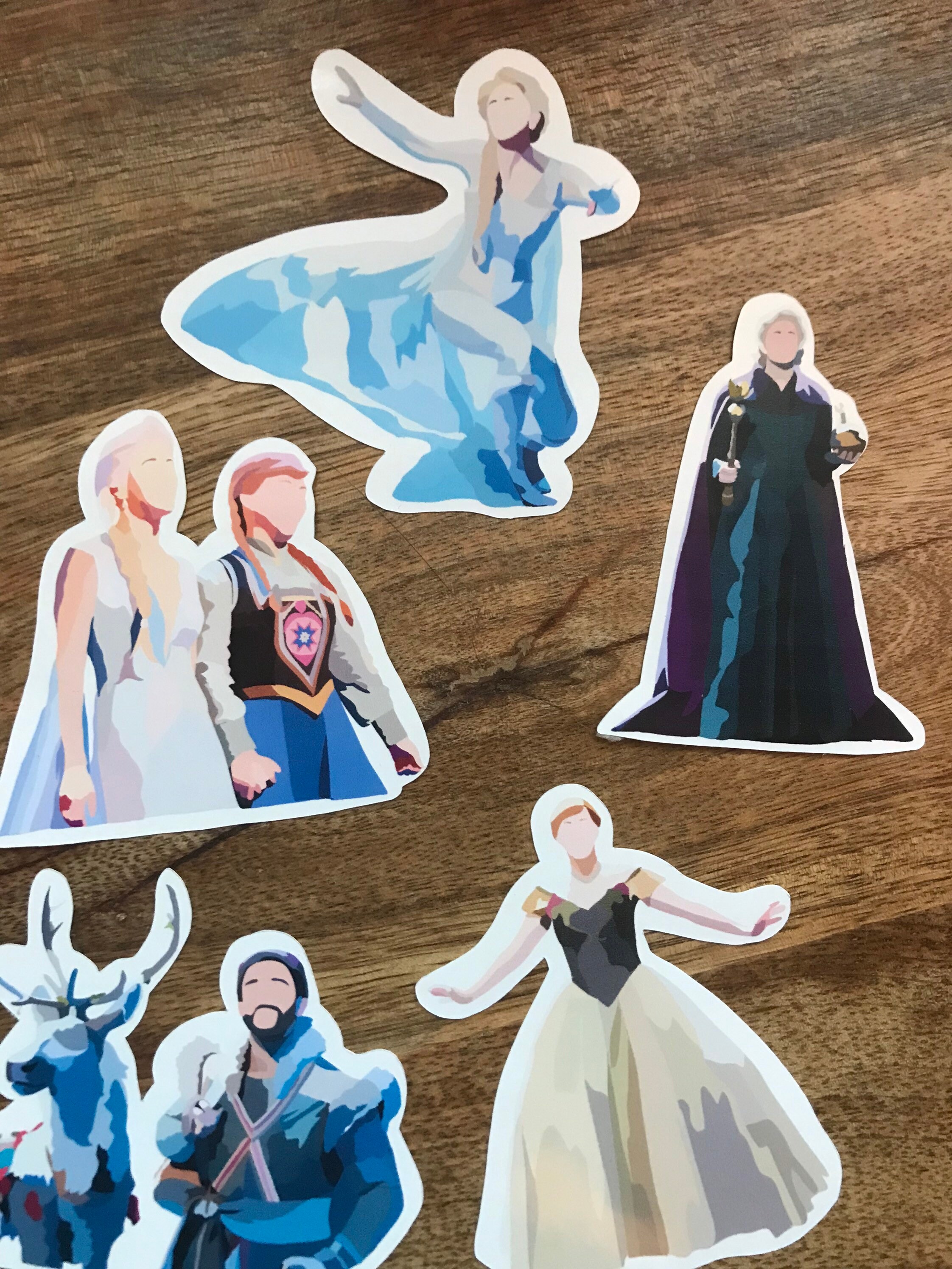 Frozen The Musical Broadway Inspired Sticker Pack in Glossy or | Etsy