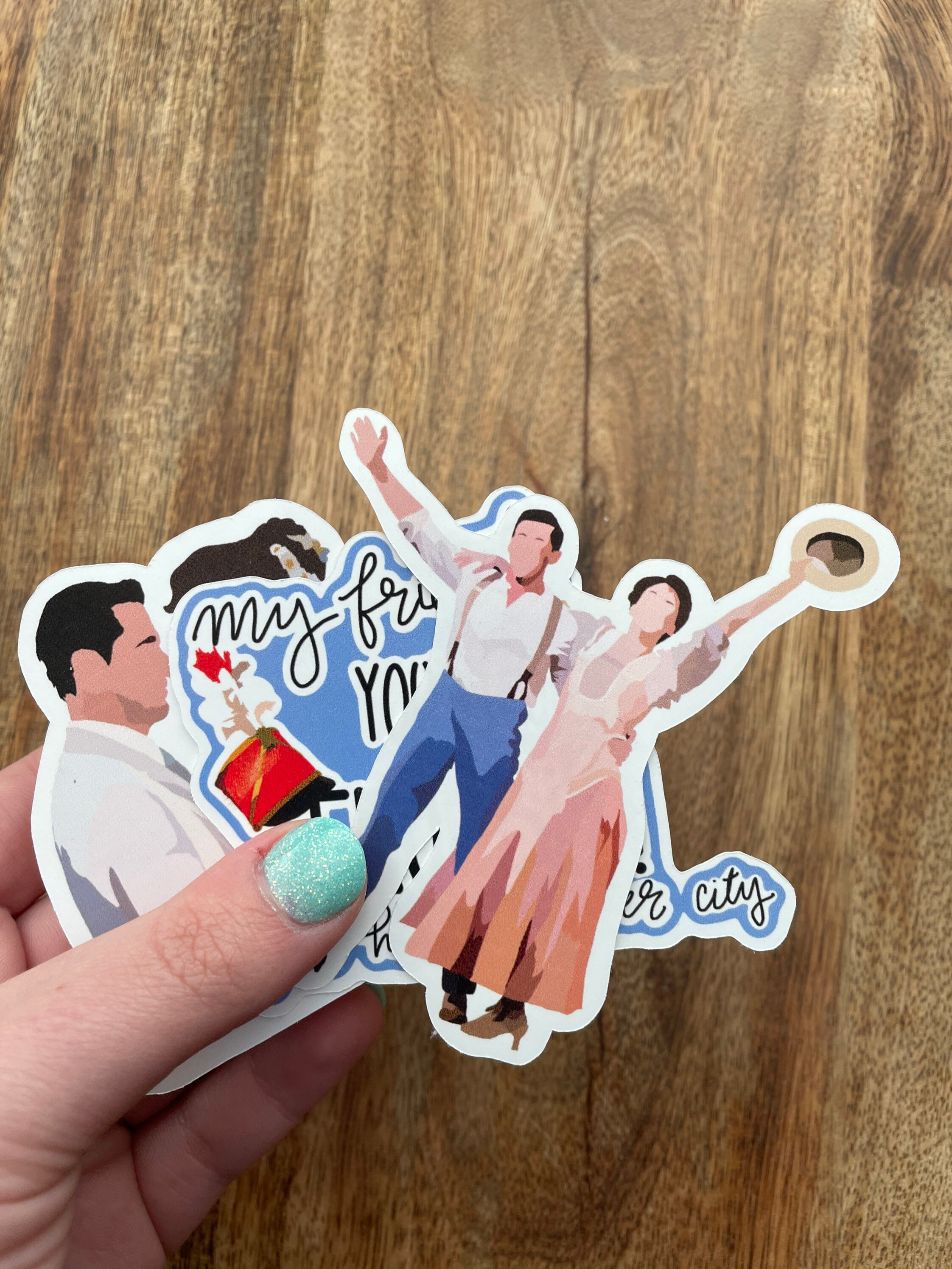 Music Man Sticker Set Music Man Revival Hugh Jackman | Etsy