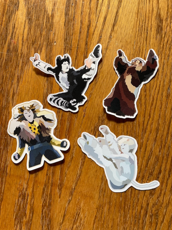 Cats the Musical Sticker Set Cats Musical Glossy or | Etsy