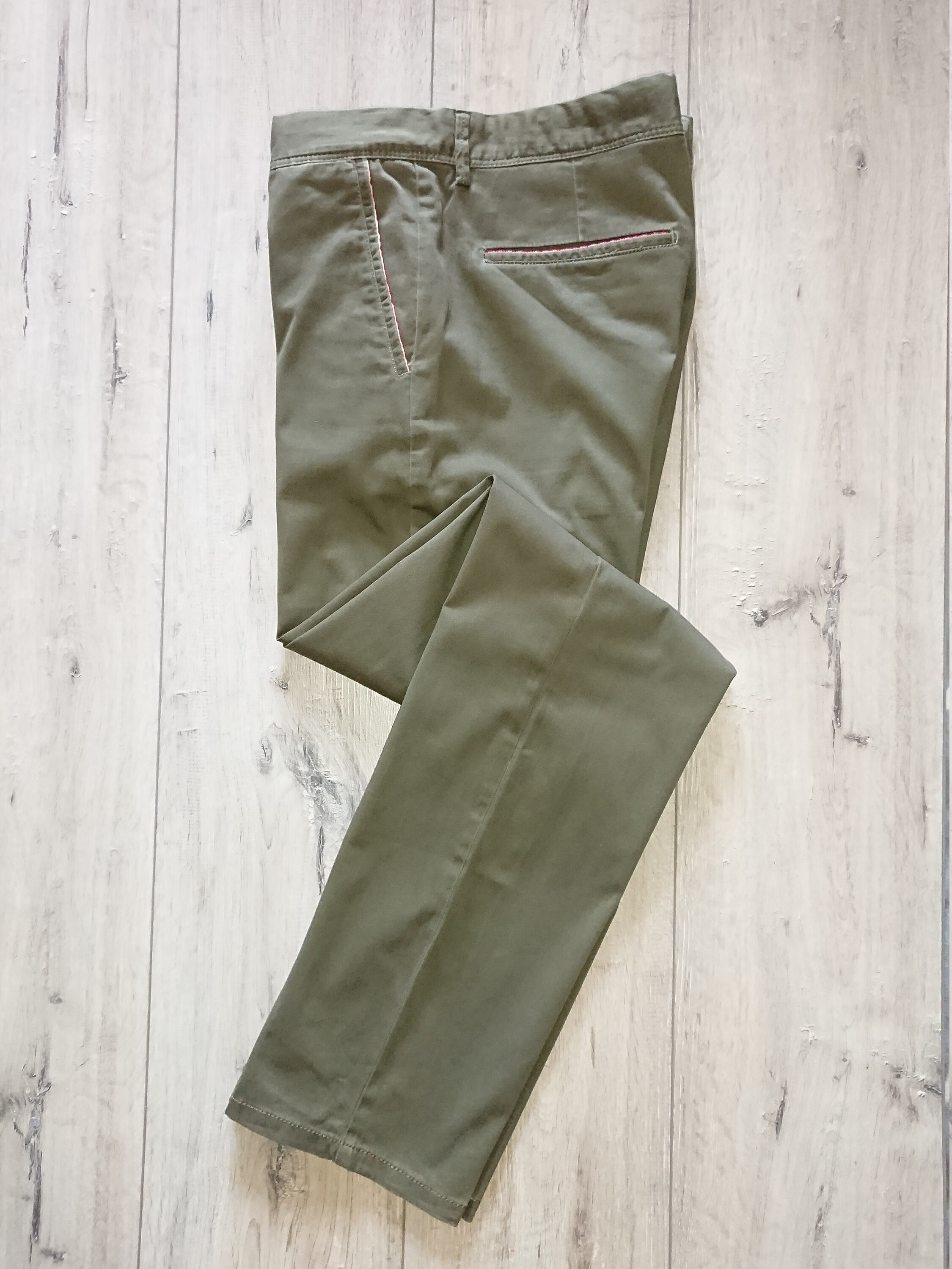 Hermes HERMÈS Vintage 90s Mens Chino Pants Trousers Olive Hermes HERMÈS Vintage 90s Mens Chino Pants Trousers Olive