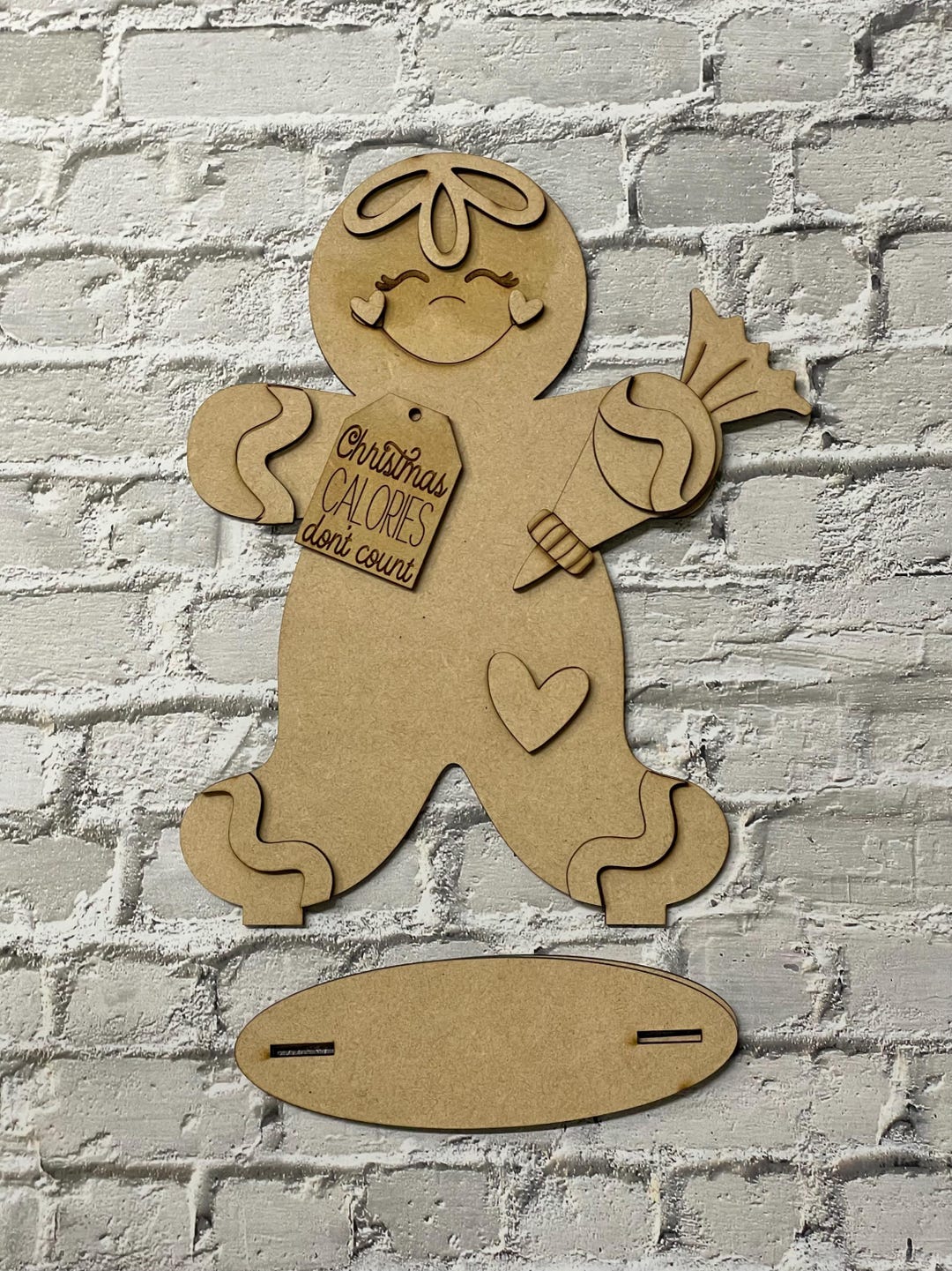 Standing Gingerbread Man - Etsy