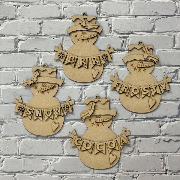 Snowman Banner - Etsy