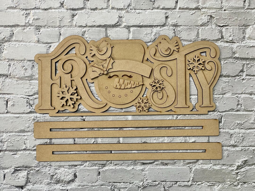 Frosty Word Art - Etsy