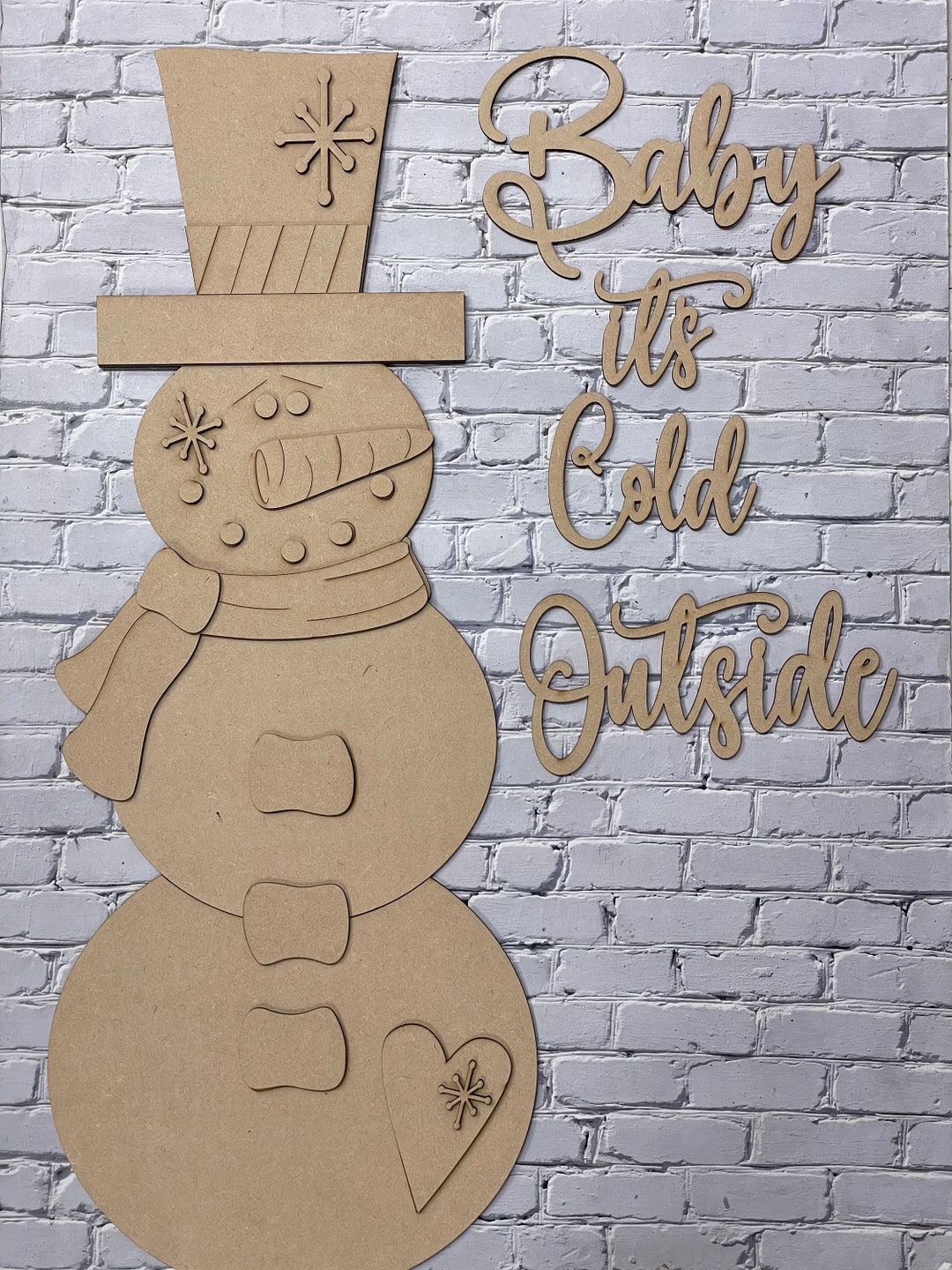 Snowman Porch Leaner Starter - Etsy