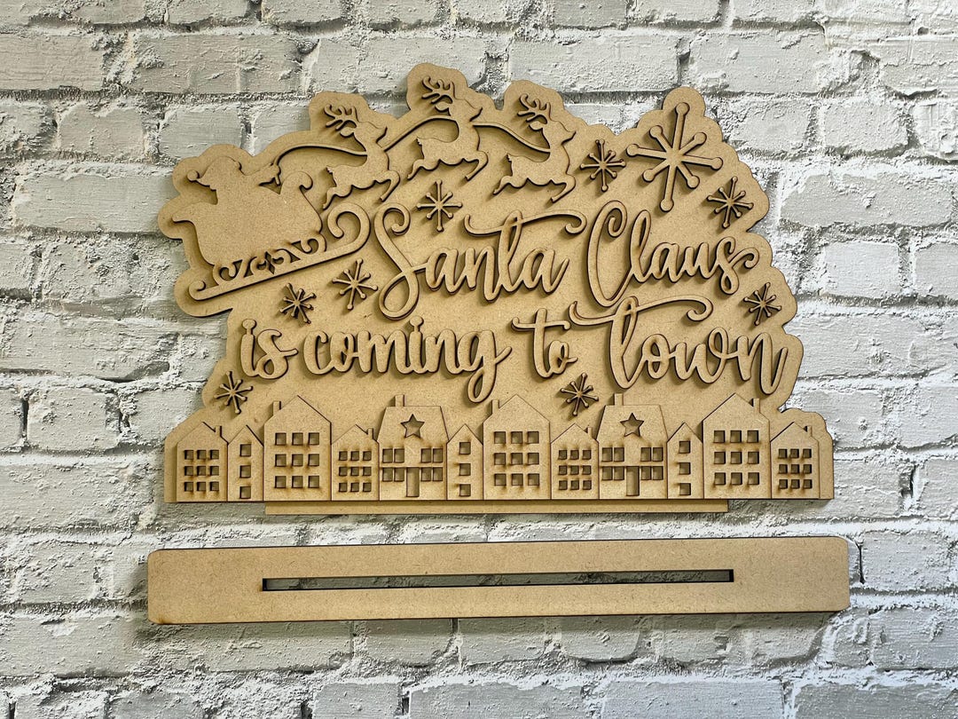 Santa Clause is Coming to Town - Etsy