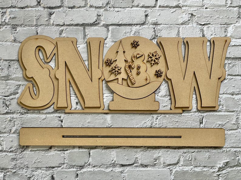 Snow Word Art - Etsy