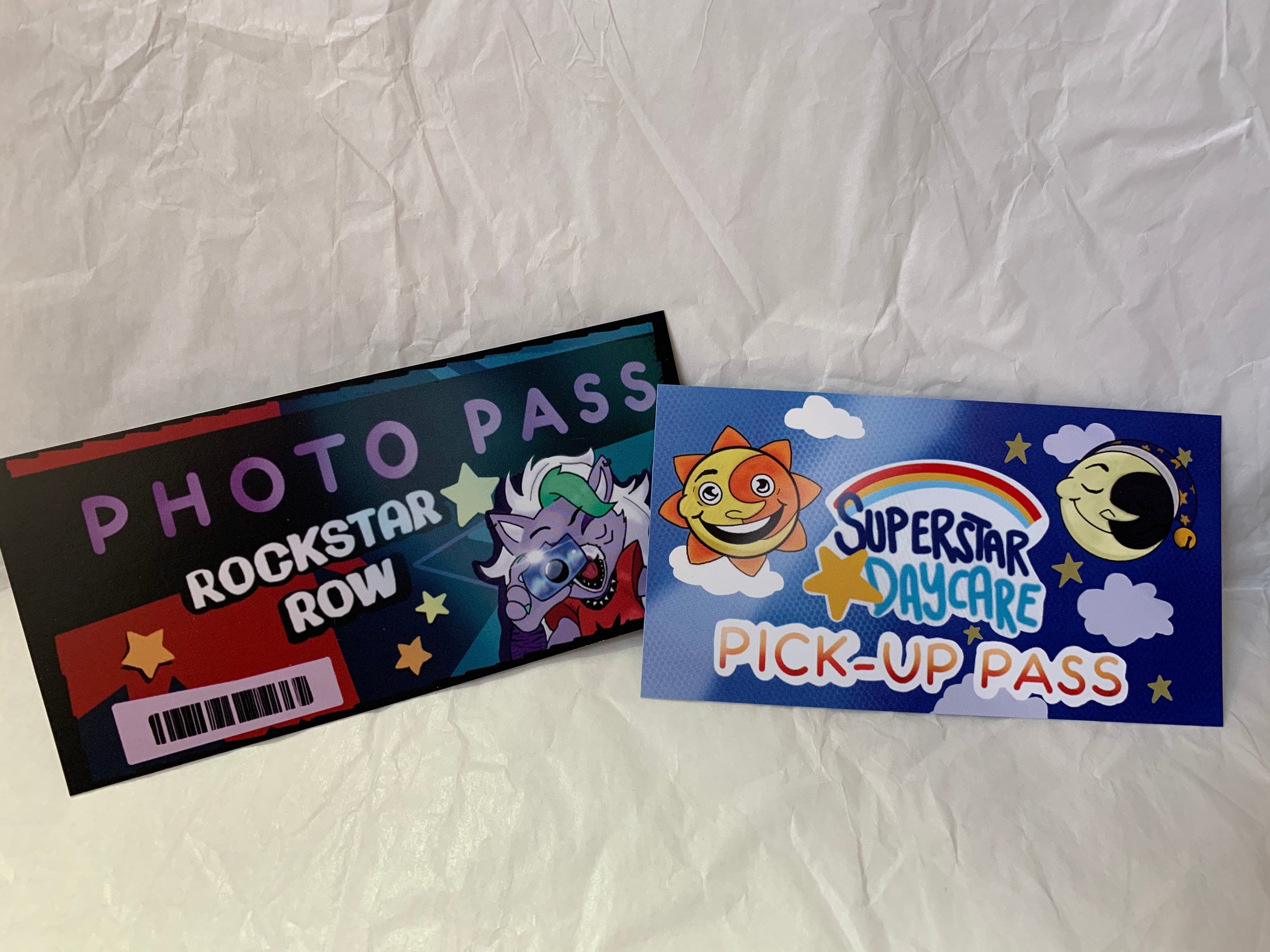 Superstar Daycare Pickup Pass Fnaf Security Breach