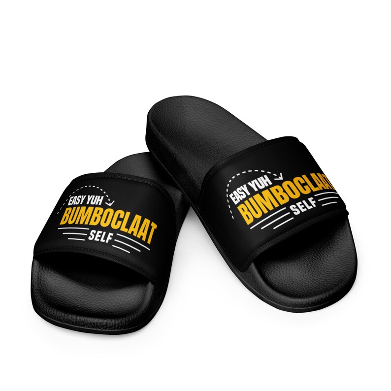Easy Yuh Bumboclaat Self Women's Slides - Etsy
