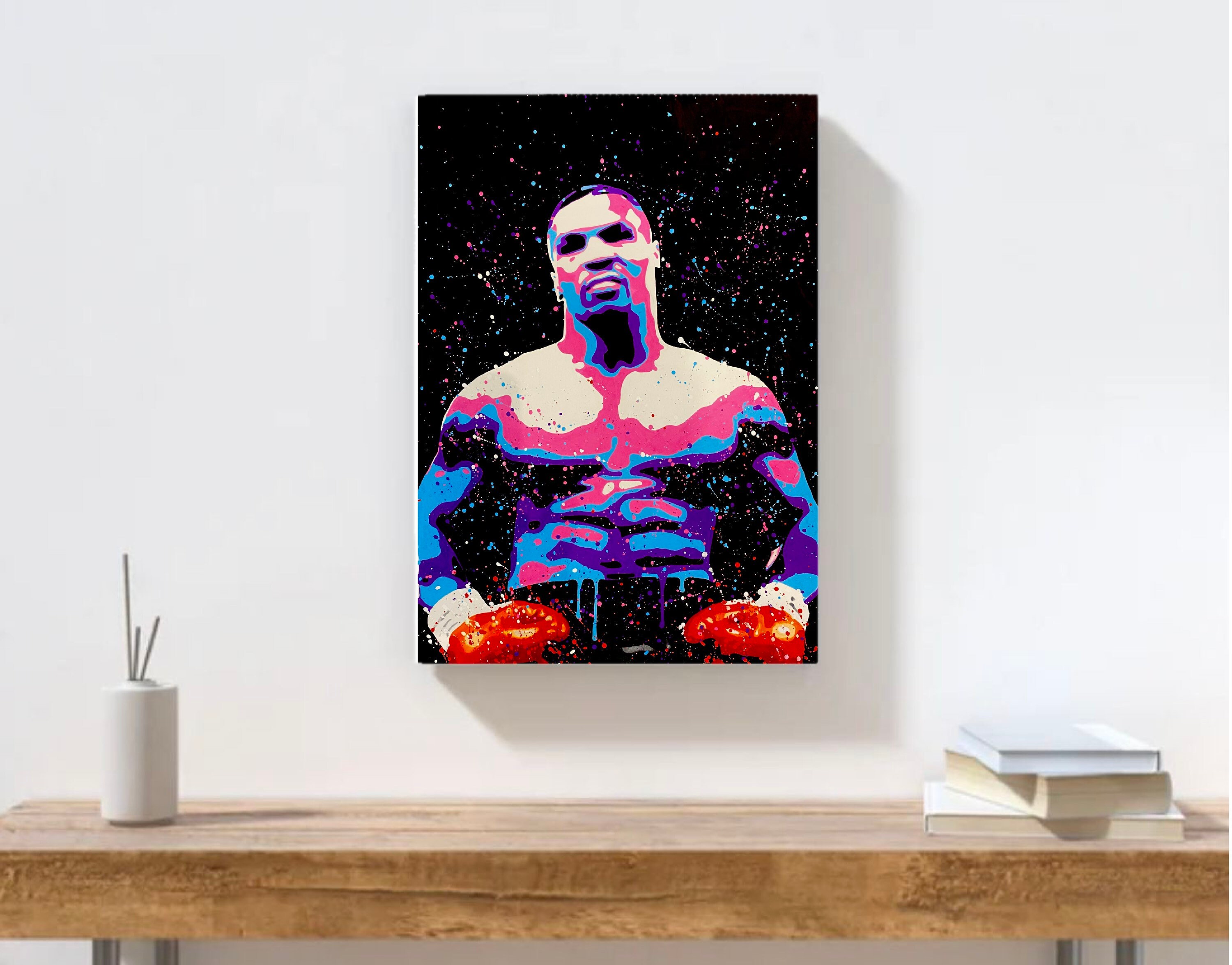 Mike Tyson Canvas Art Hand Painted Art Prints Canvas Gift - Etsy