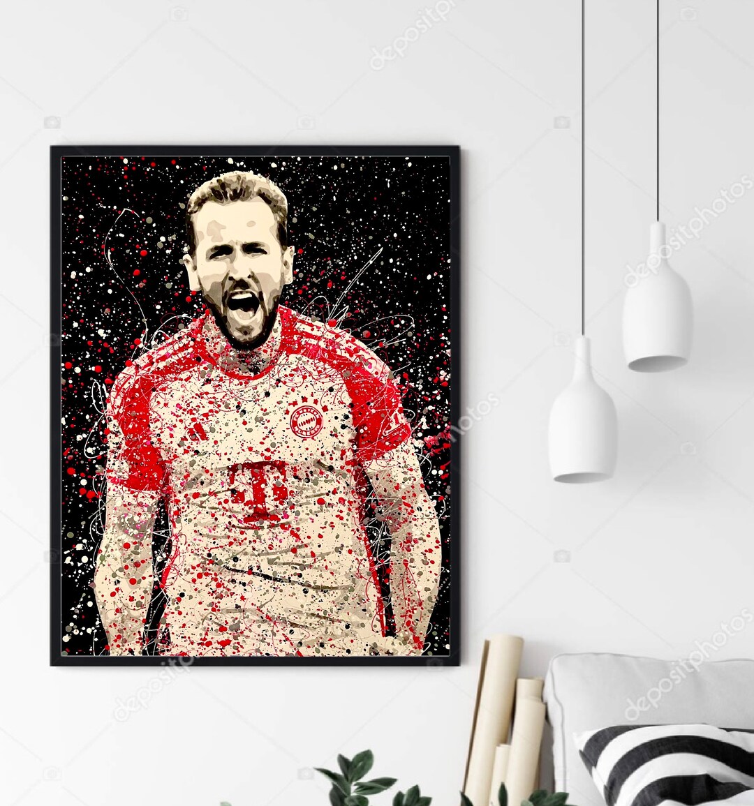 Harry Kane Art - Hand Painted Art Prints - Poster - Gift - Etsy