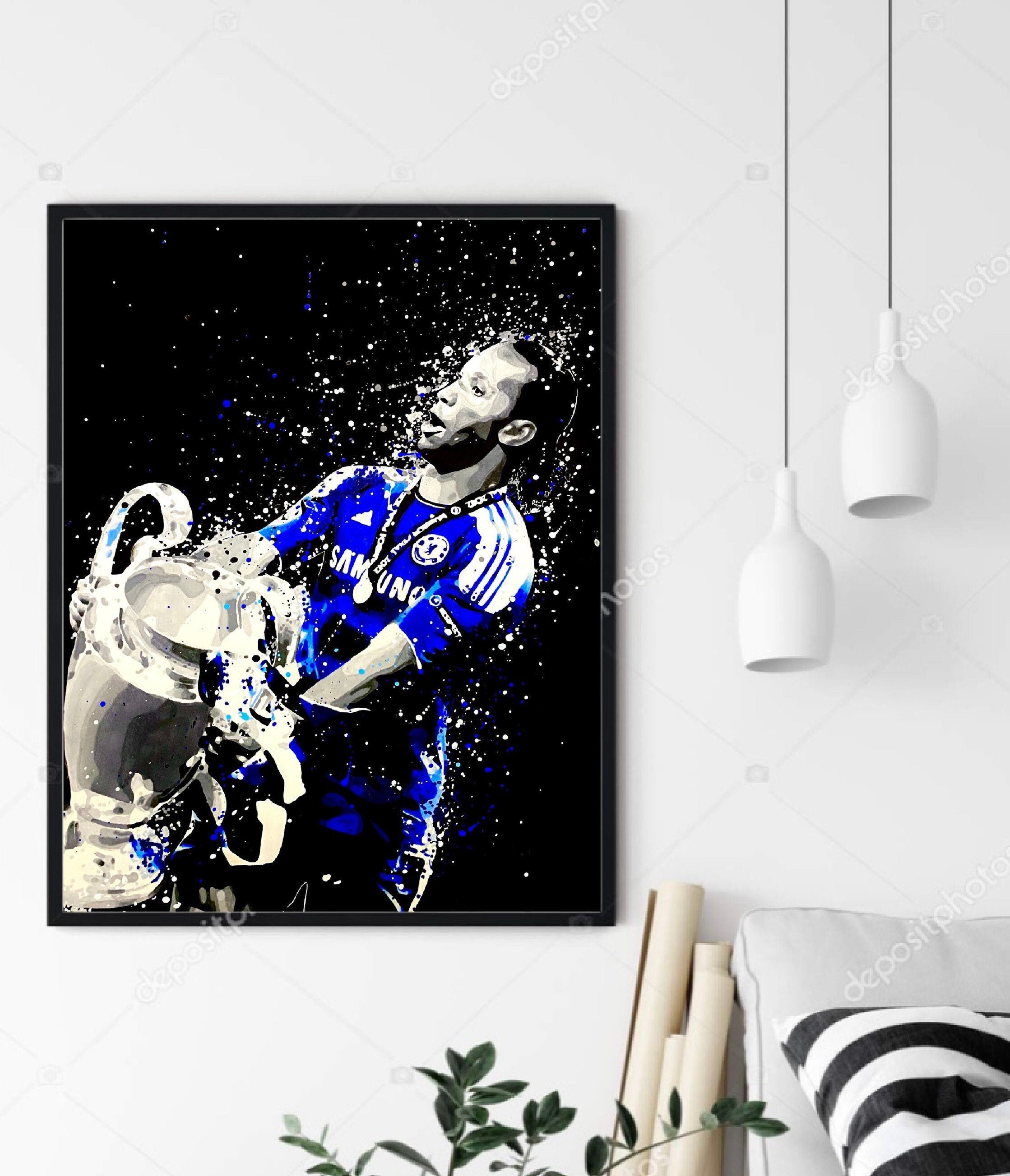 Didier Drogba Art - Hand Painted Art Prints - Poster - Gift - Etsy