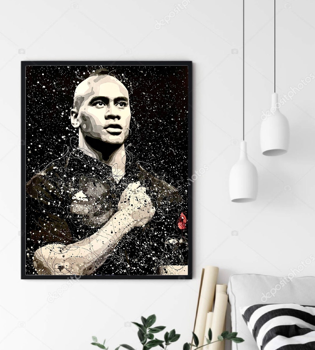 Jonah Lomu Art - Hand Painted Art Prints - Poster - Gift - Etsy