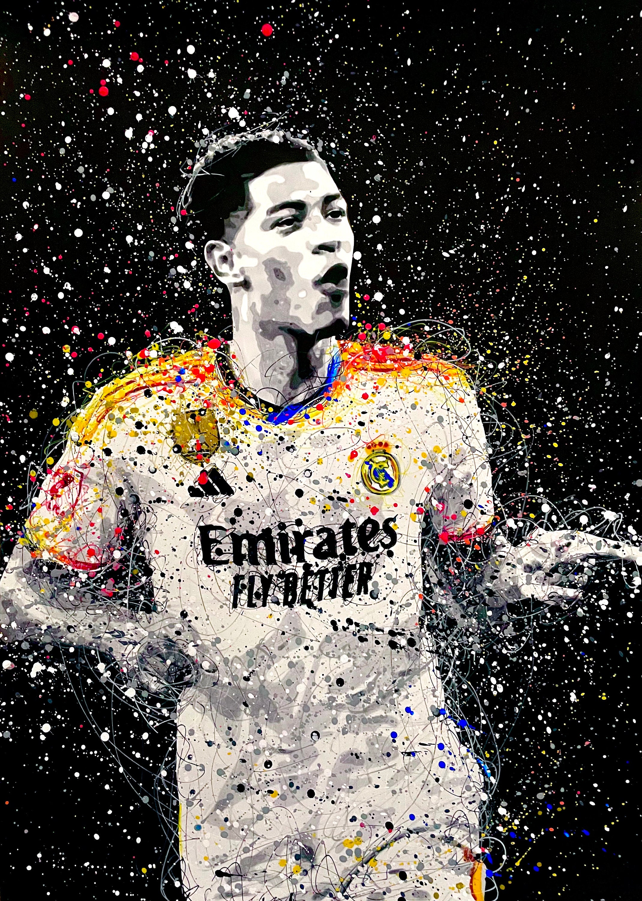 Jude Bellingham Art - Hand Painted Art Prints - Poster - Gift - Etsy