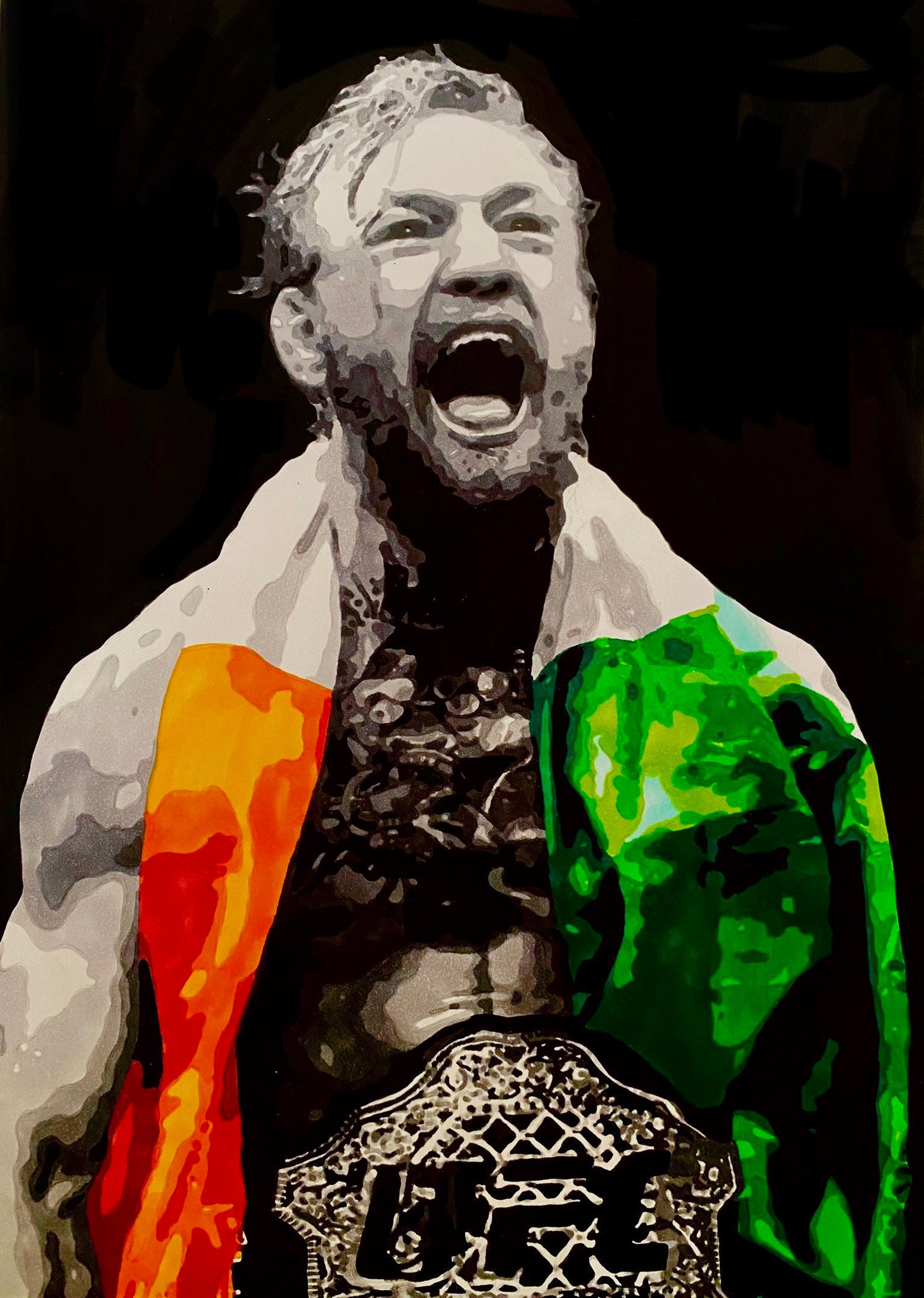 Conor Mcgregor Art - Hand Painted Art Prints - Poster - Gift - Etsy