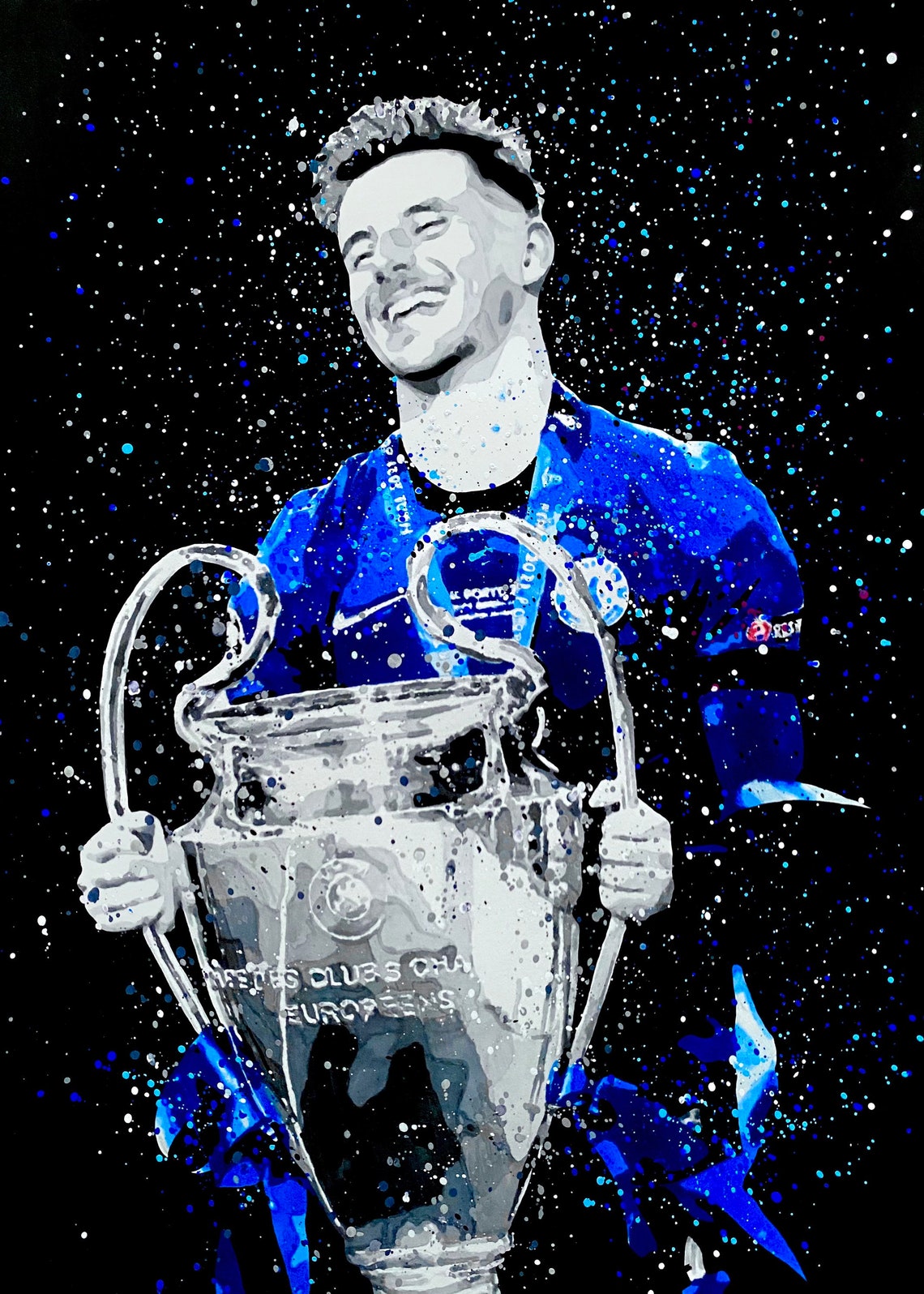 Mason Mount Art - Hand Painted Art Prints - Poster - Gift - Etsy