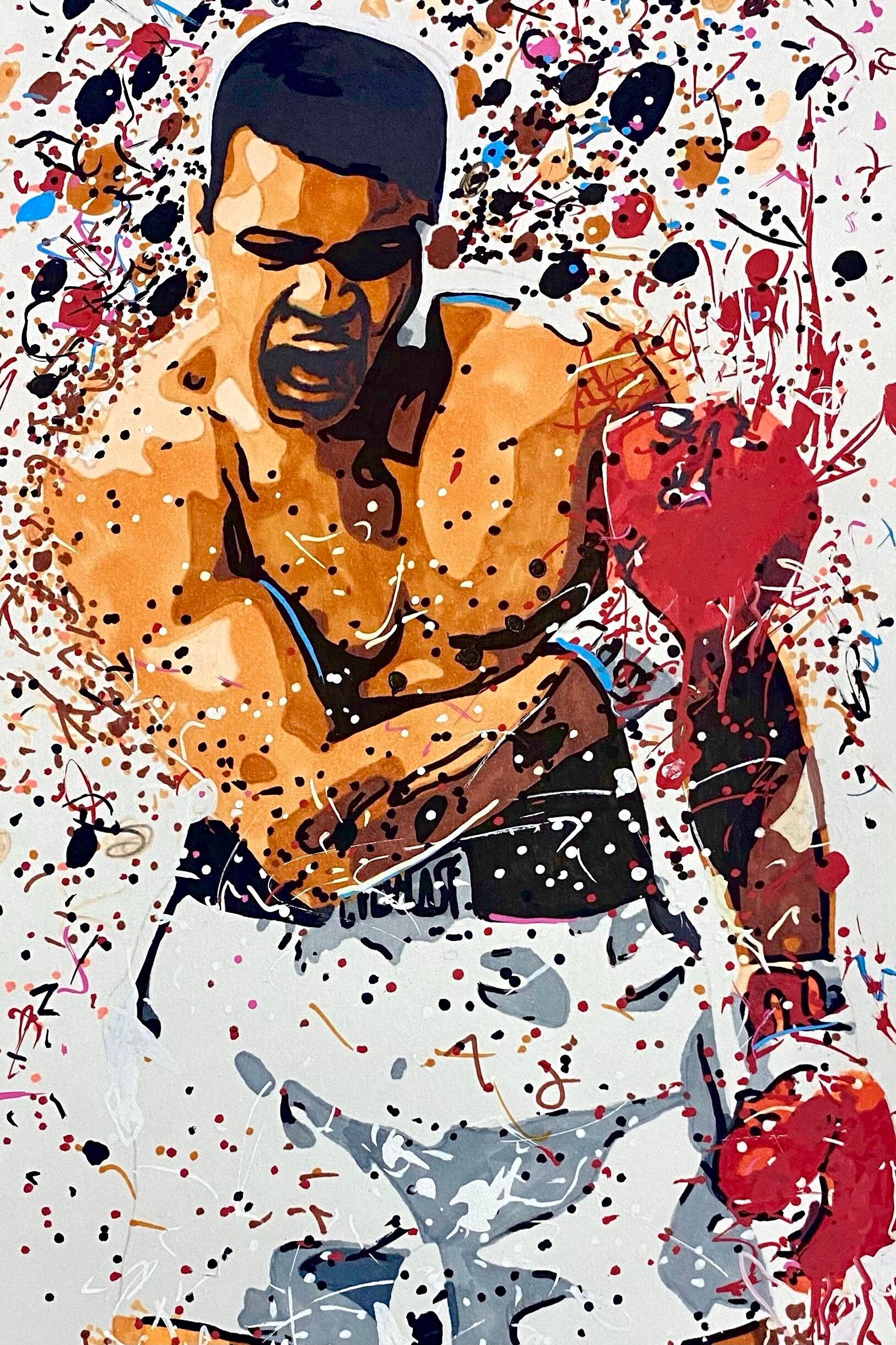 Muhammad Ali - Hand Painted Art Prints - Poster - Gift - Etsy