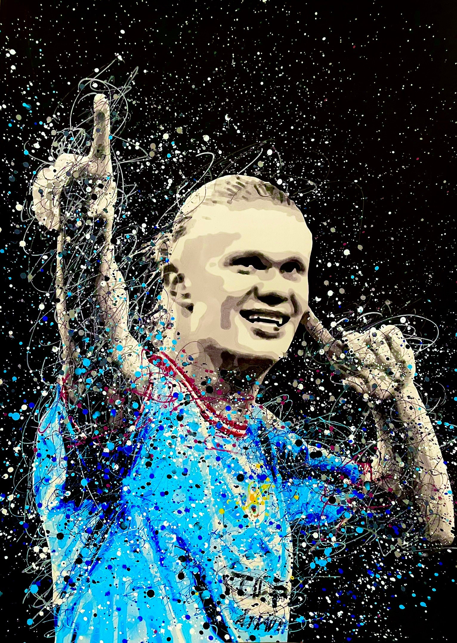 Erling Haaland Art - Hand Painted Art Prints - Poster - Gift - Etsy ...