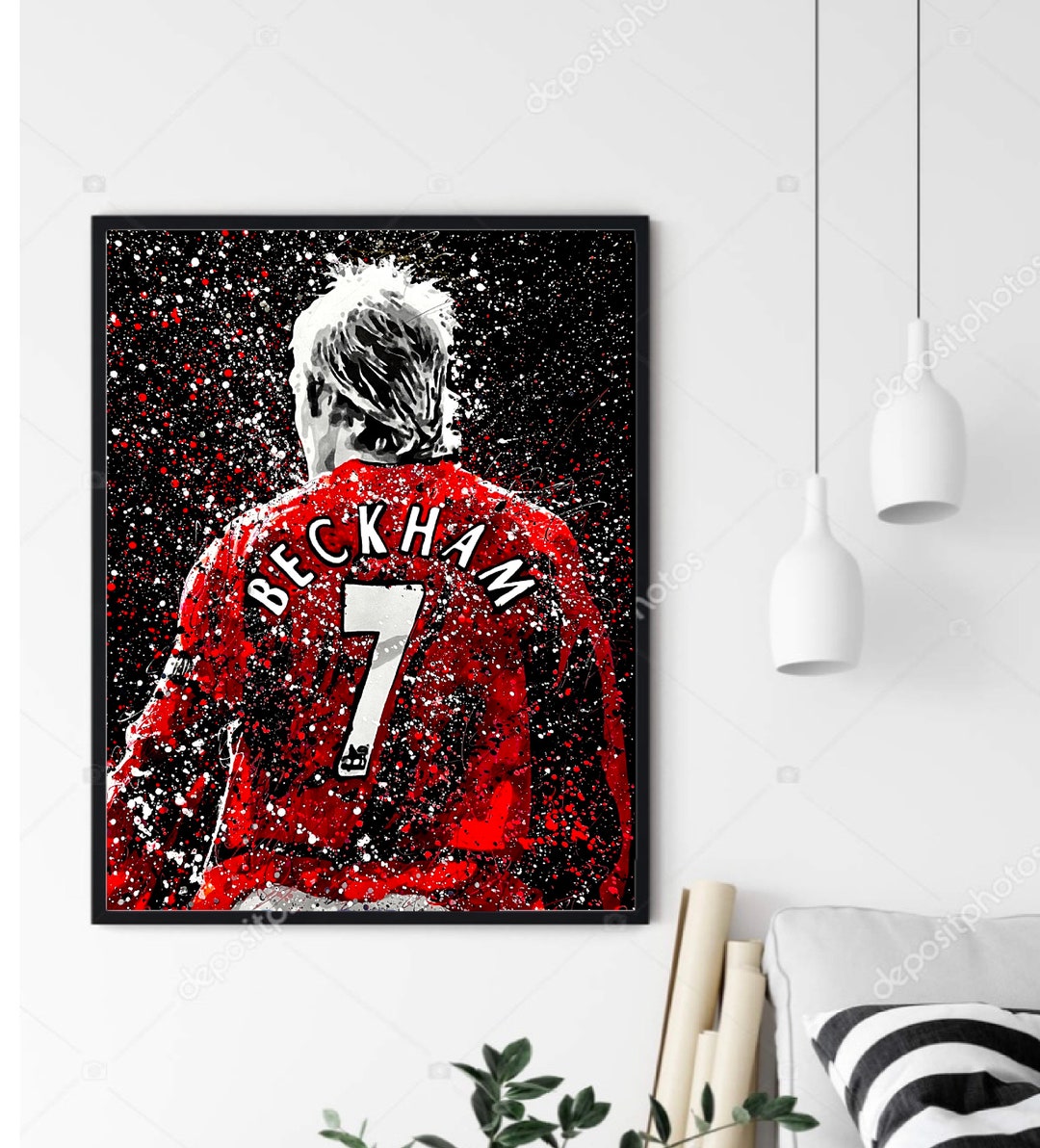 David Beckham Art - Hand Painted Art Prints - Poster - Gift - Etsy