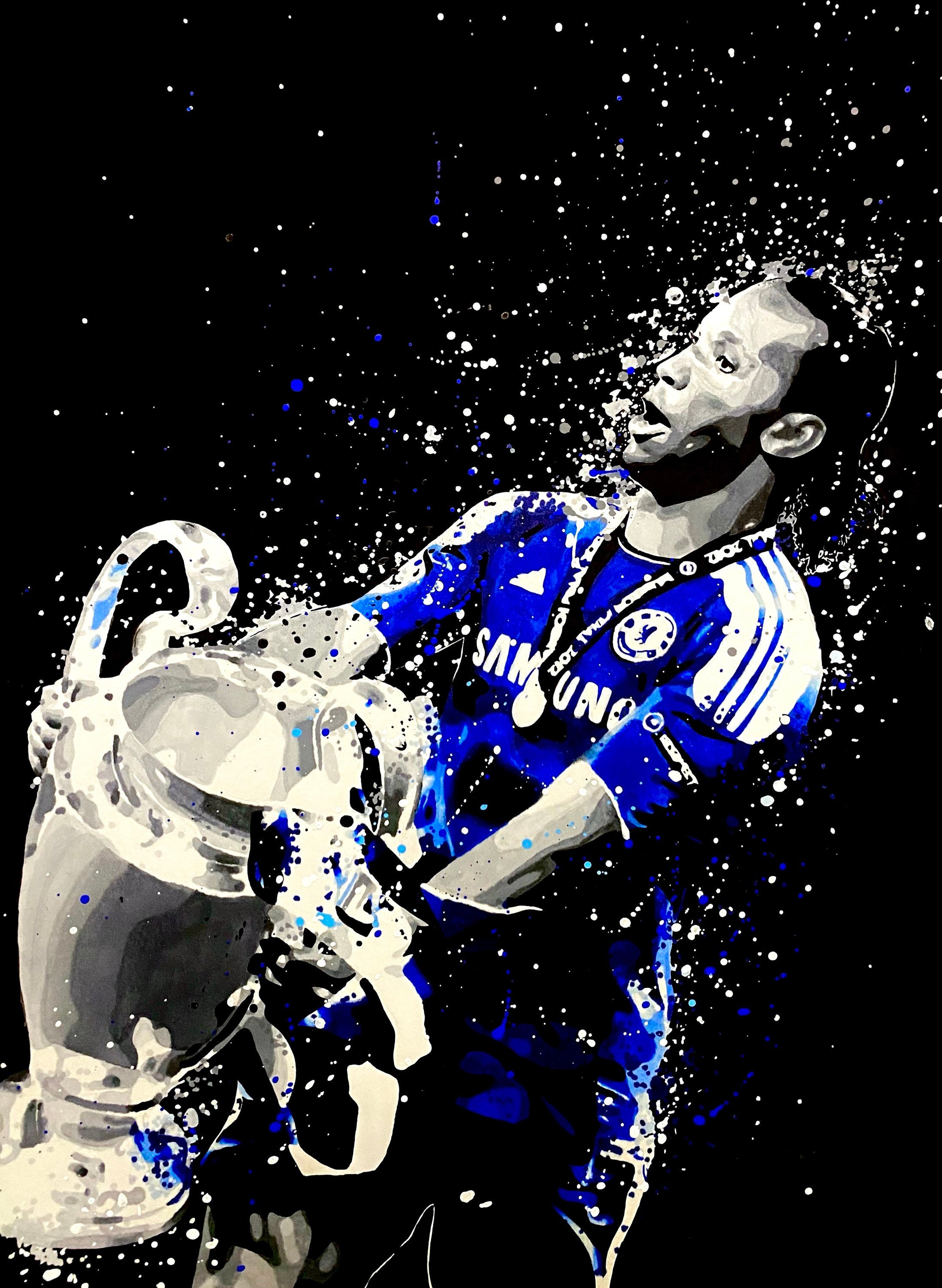 Didier Drogba Art - Hand Painted Art Prints - Poster - Gift - Etsy
